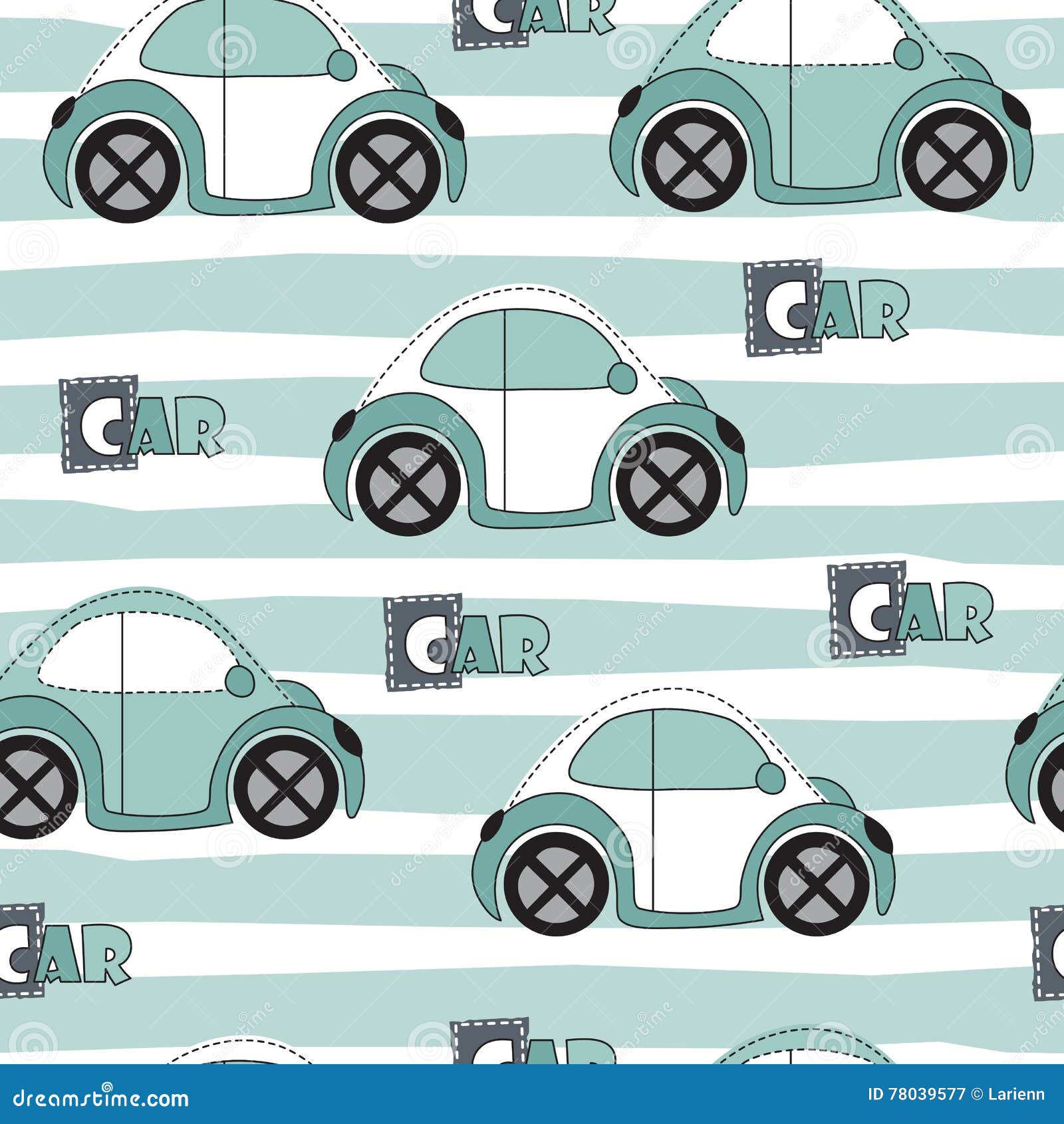 Car Pattern Vector Illustration Stock Vector - Illustration of ...