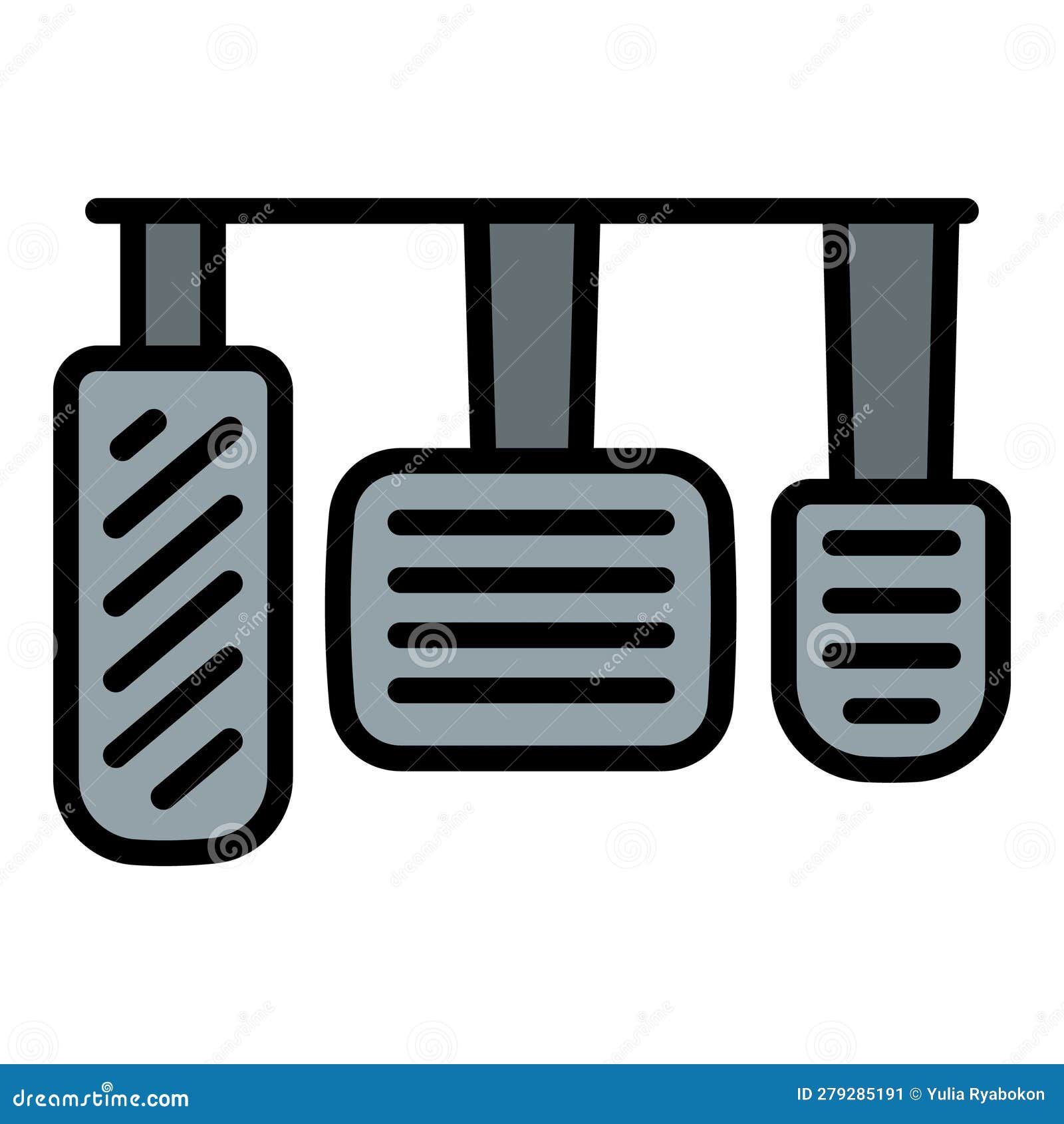 Car Pedals Icon Outline Vector. Car Service Stock Vector - Illustration of automotive, disc ...