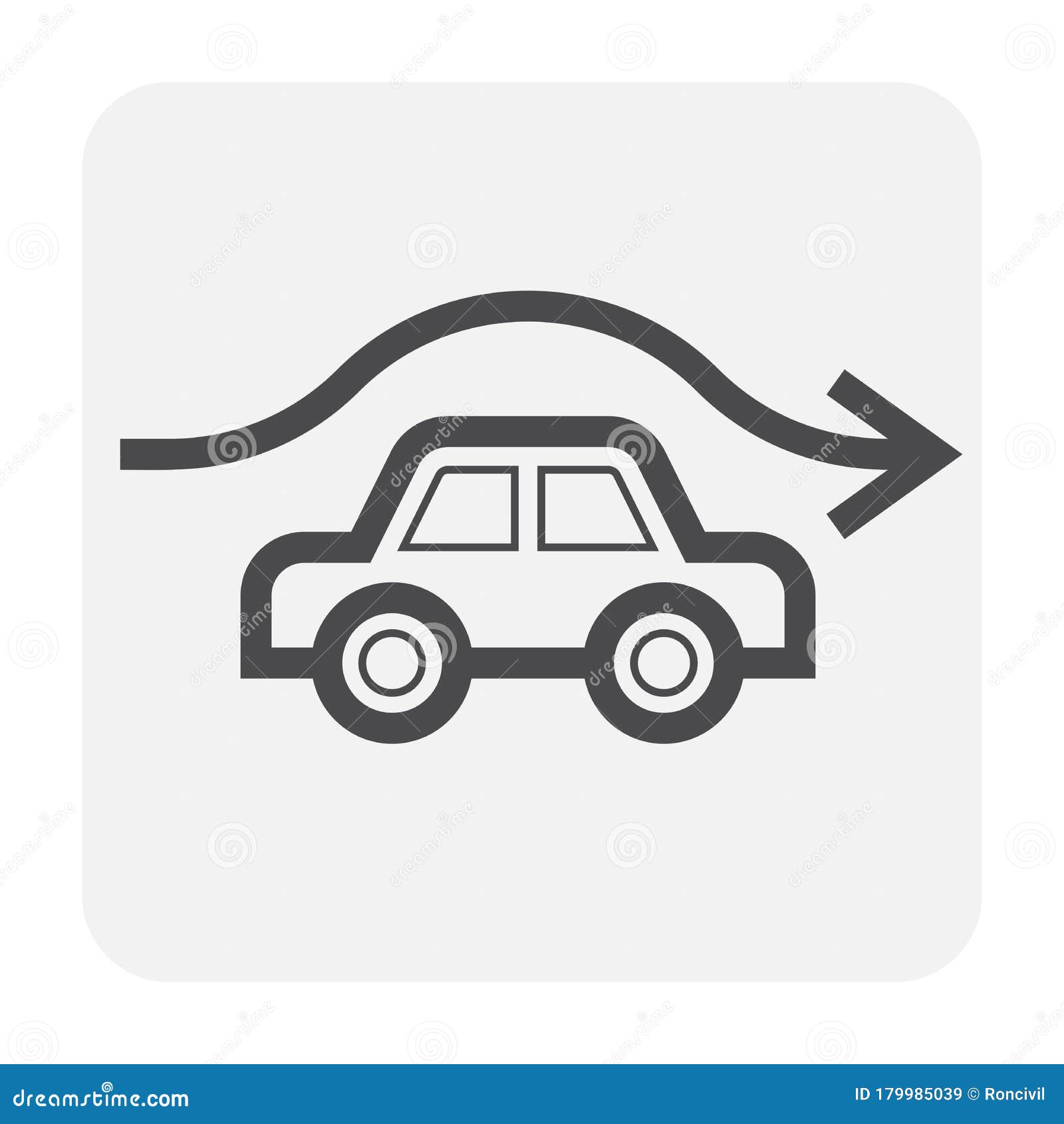 Car test icon stock vector. Illustration of injury, icon - 179985039
