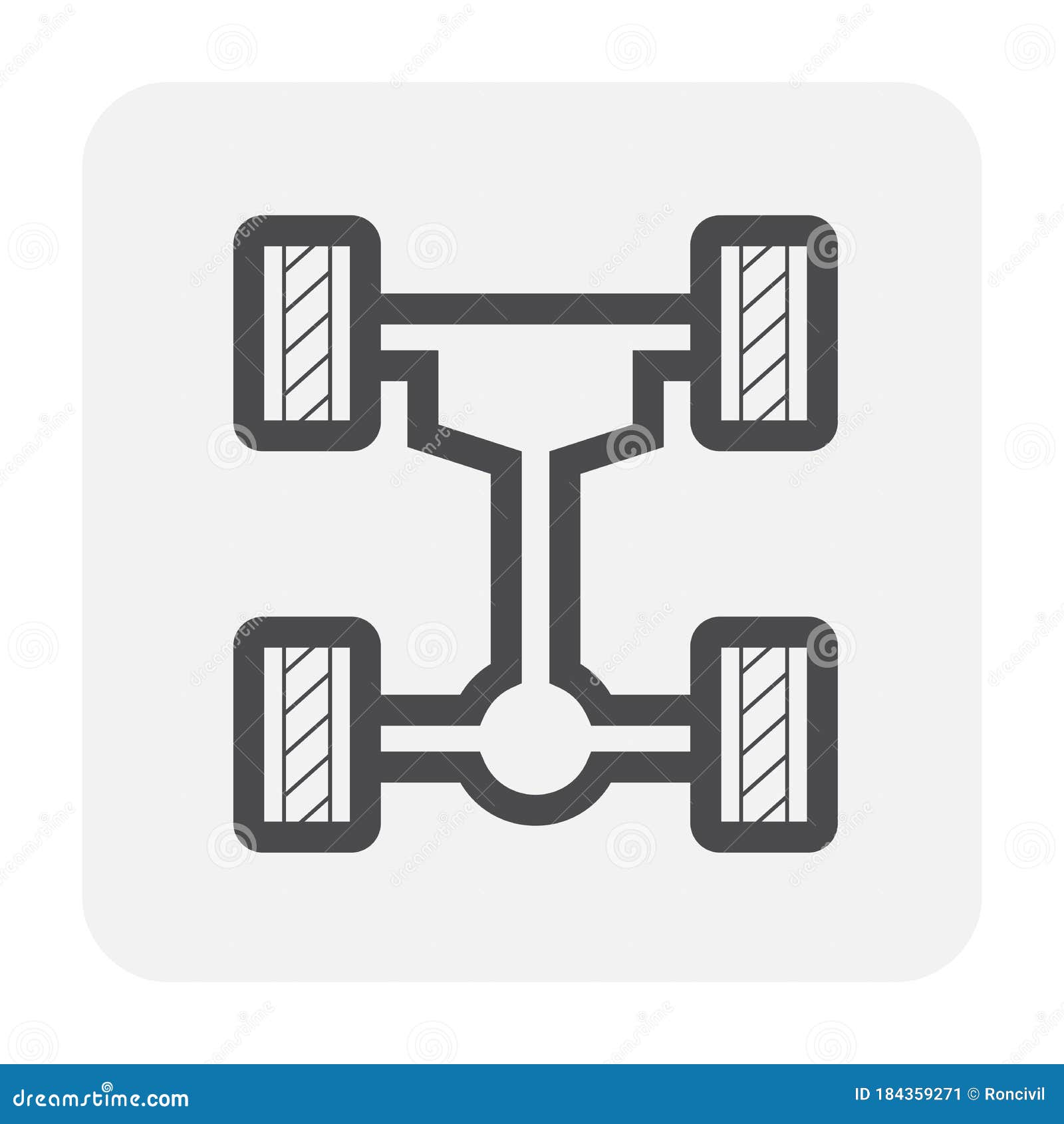Car test icon stock vector. Illustration of automotive - 184359271