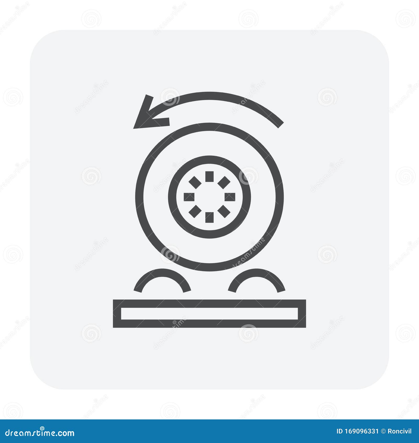 Car test icon stock vector. Illustration of fast, isolated - 169096331