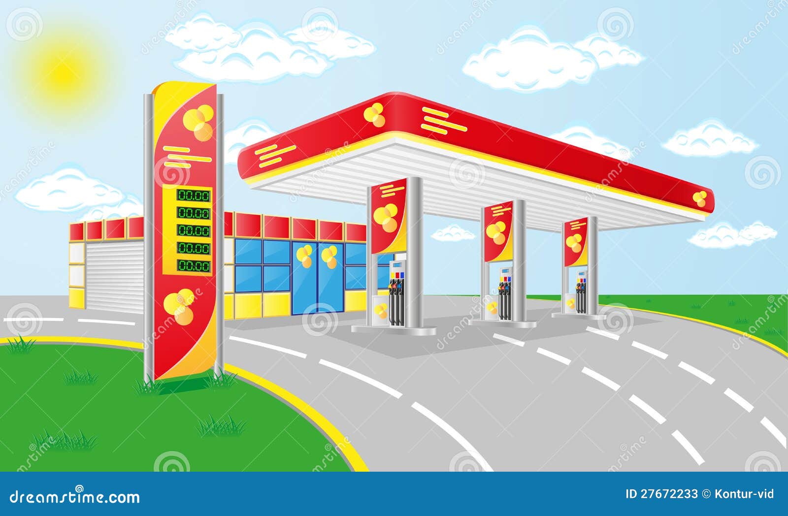 Gas Petrol Station Or Fuel Refill Icon Shape Vector, Gasoline Oil Pump ...