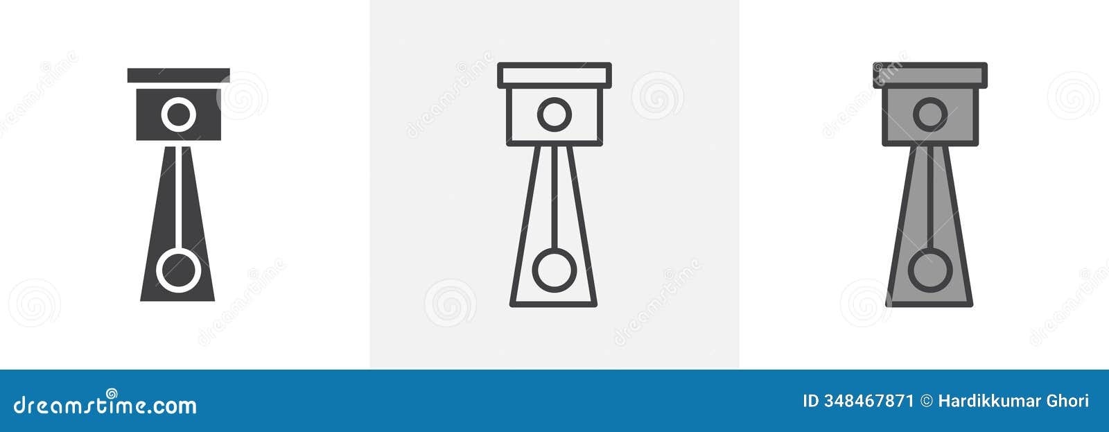 Piston Icon Vector | CartoonDealer.com #107185543