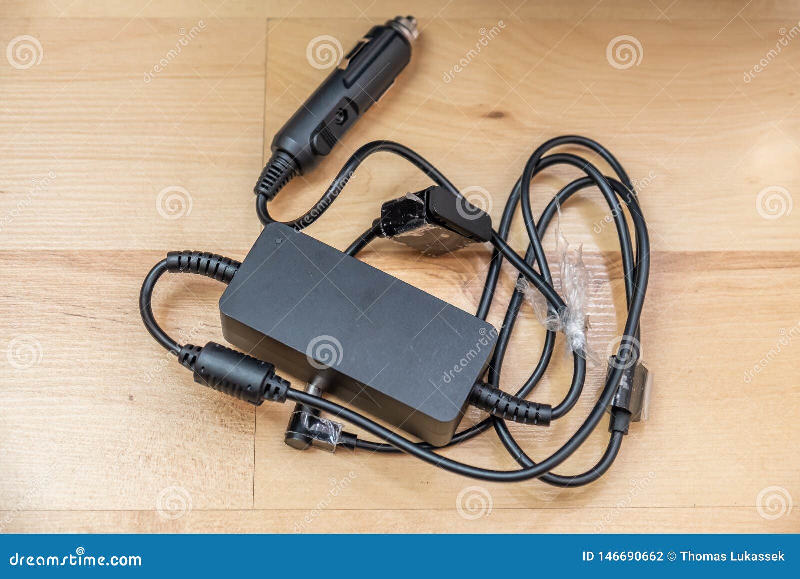 Car Power Adapter for Electronic Devices and Batteries Stock Photo ...