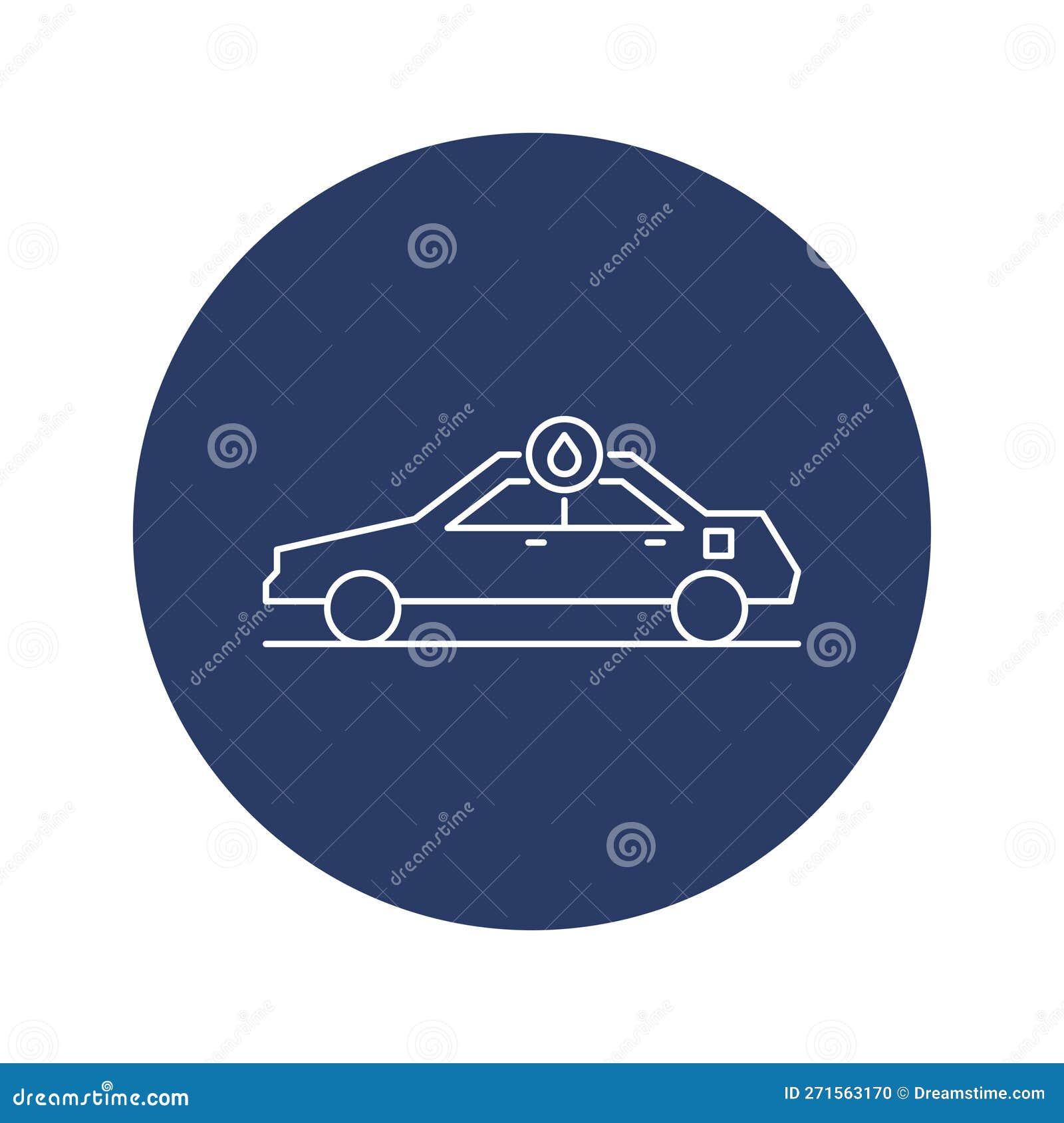 Car, Private Car, Fuel Engine Car Icon Stock Vector - Illustration of ...