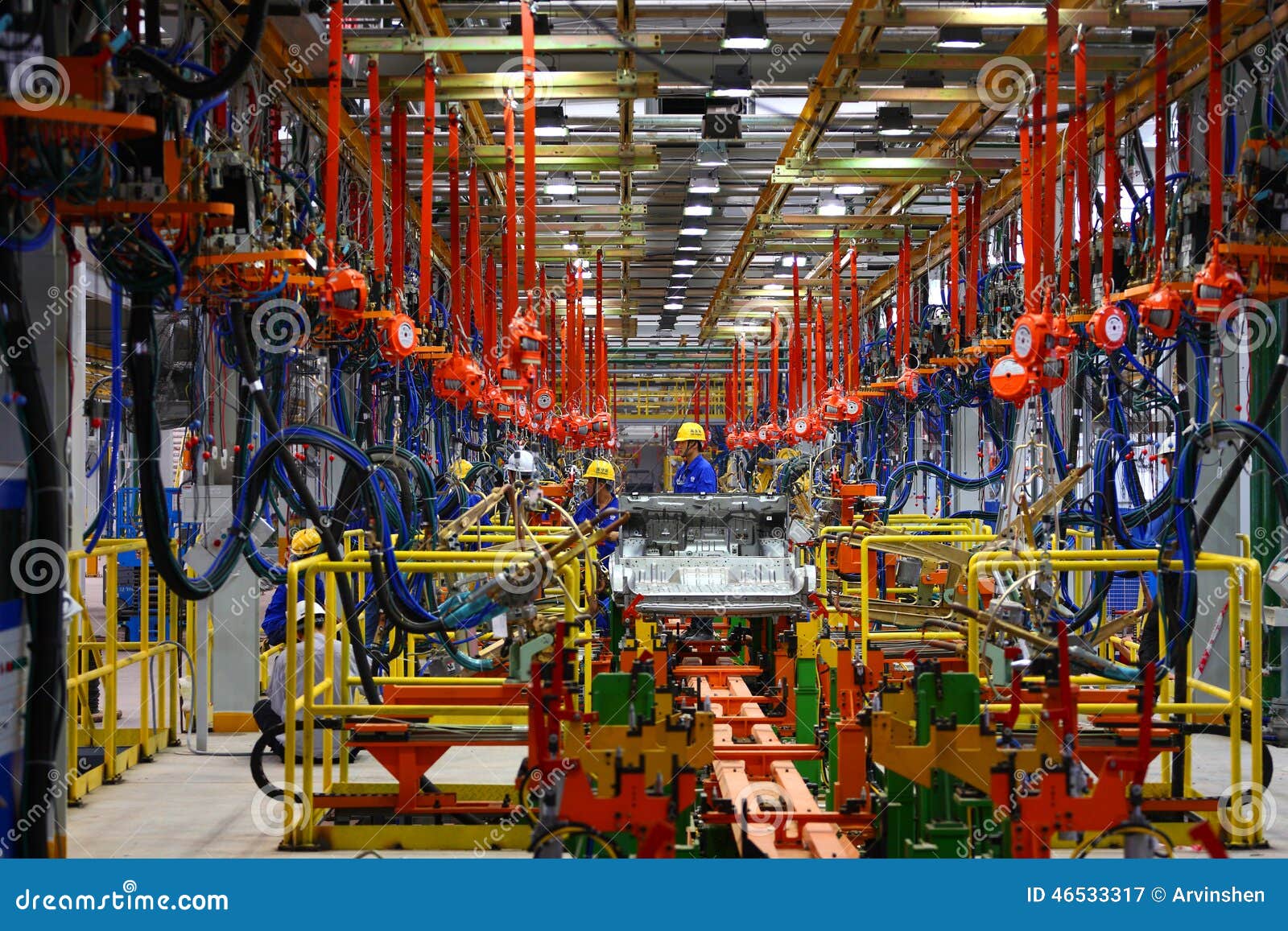 Car production line editorial photography. Image of production - 46533317
