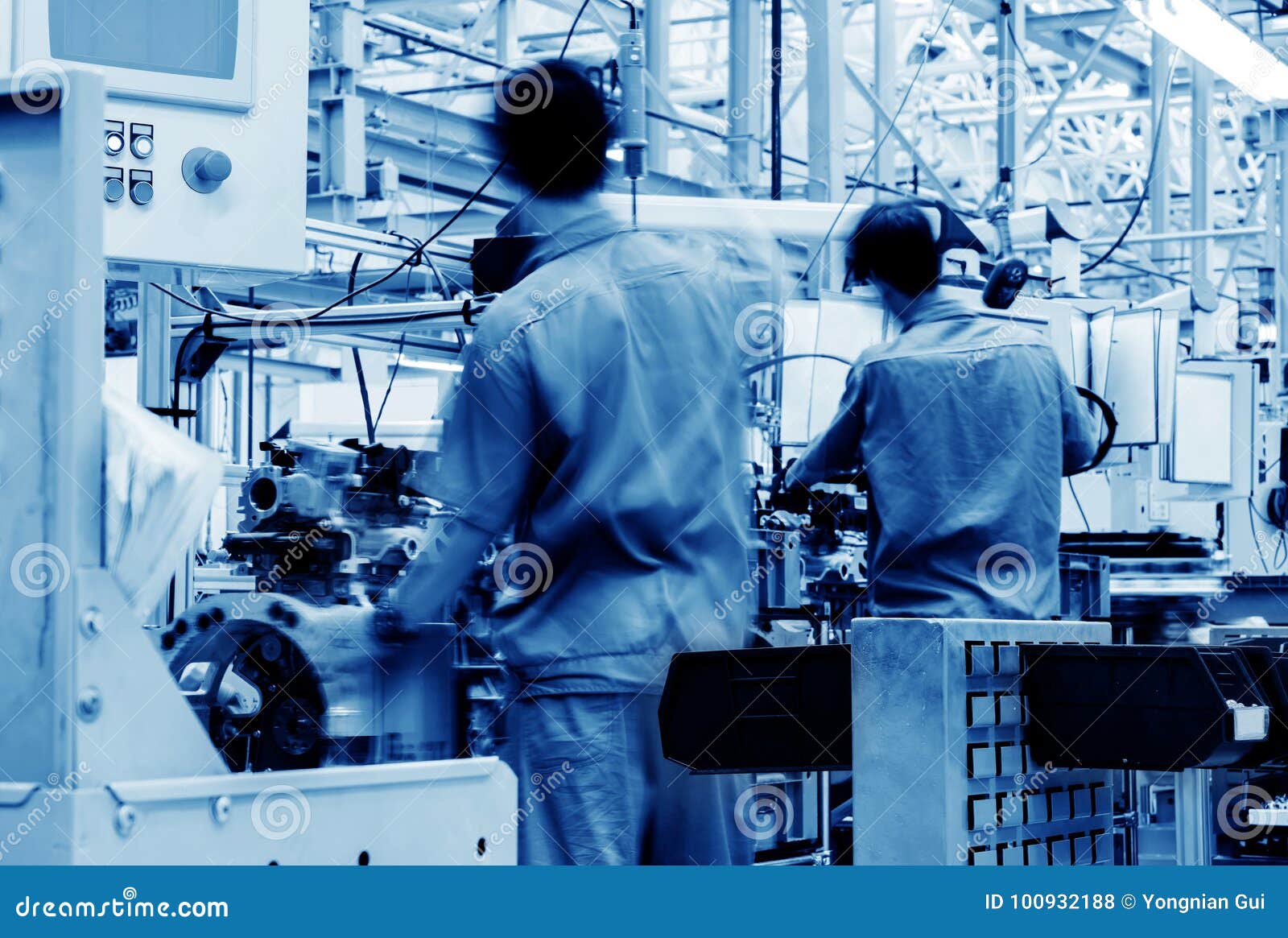 Automobile production line stock photo. Image of factory - 100932188