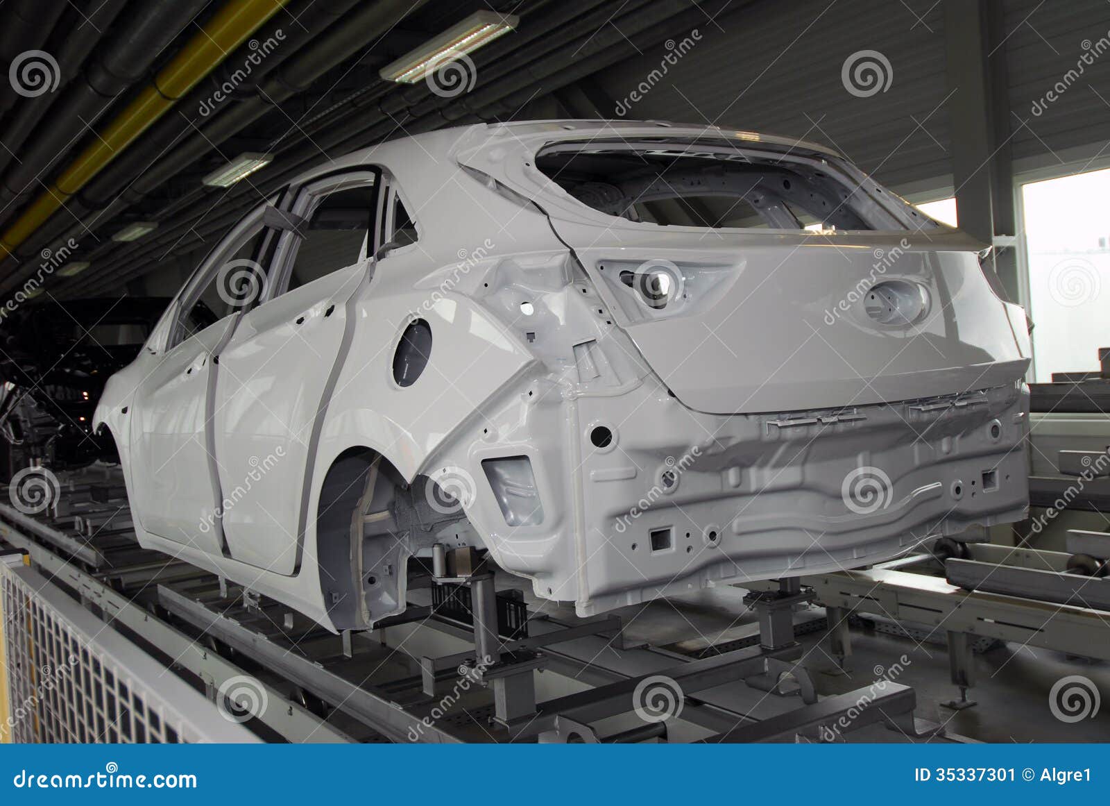 Car production line stock image. Image of mechanism, automated - 35337301