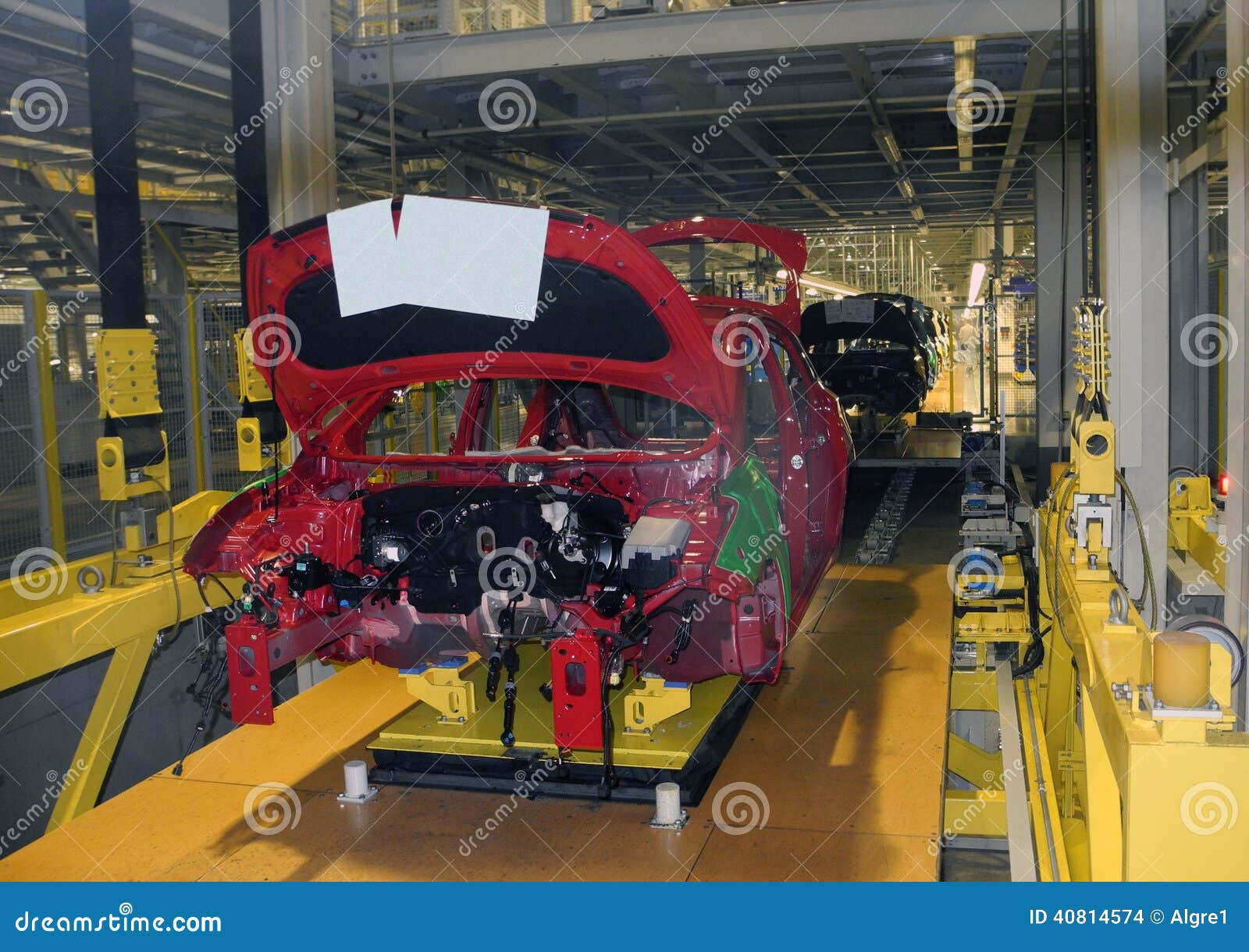 Car production line stock photo. Image of engineering - 40814574