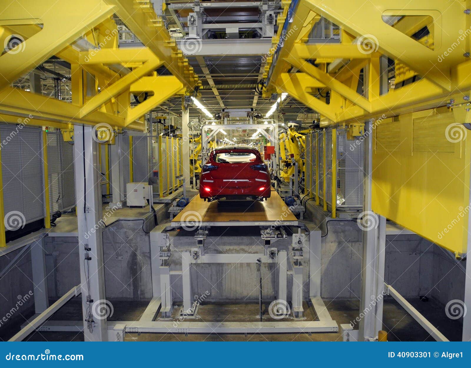 Car production line stock image. Image of engineering - 40903301