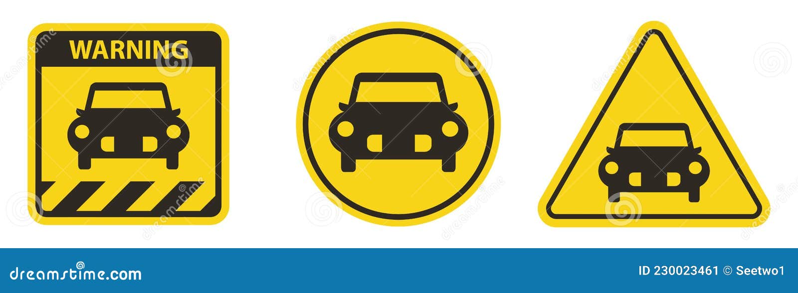 Car Prohibition Sign on White Background Stock Vector - Illustration of ...