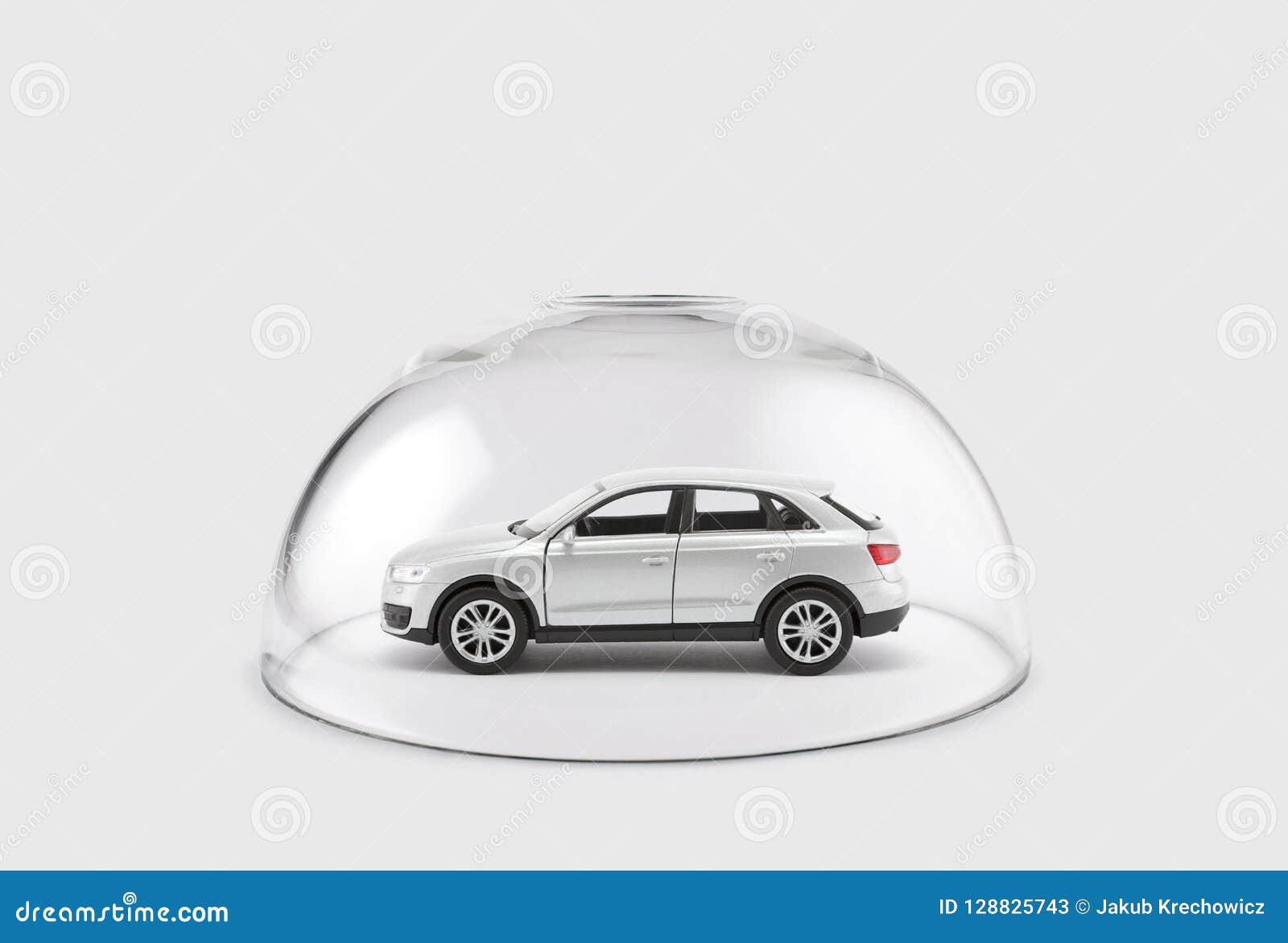 Car Protected Under a Glass Dome Stock Image - Image of horizontal ...