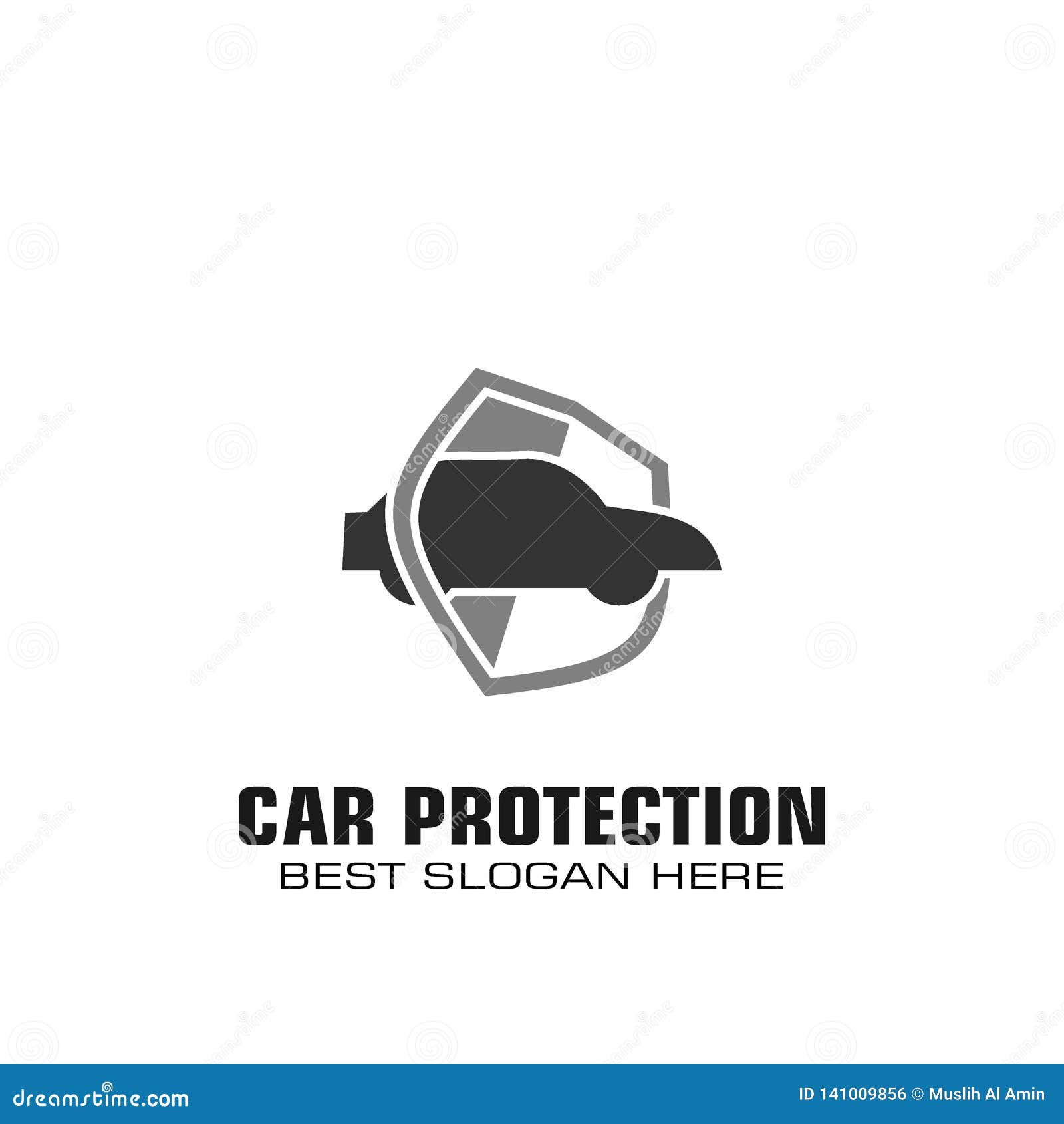 Car protection logo stock vector. Illustration of abstract - 141009856