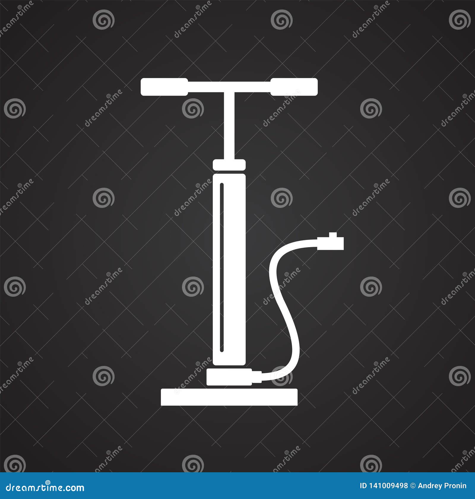 Car Pump Icon on Background for Graphic and Web Design. Simple Vector ...