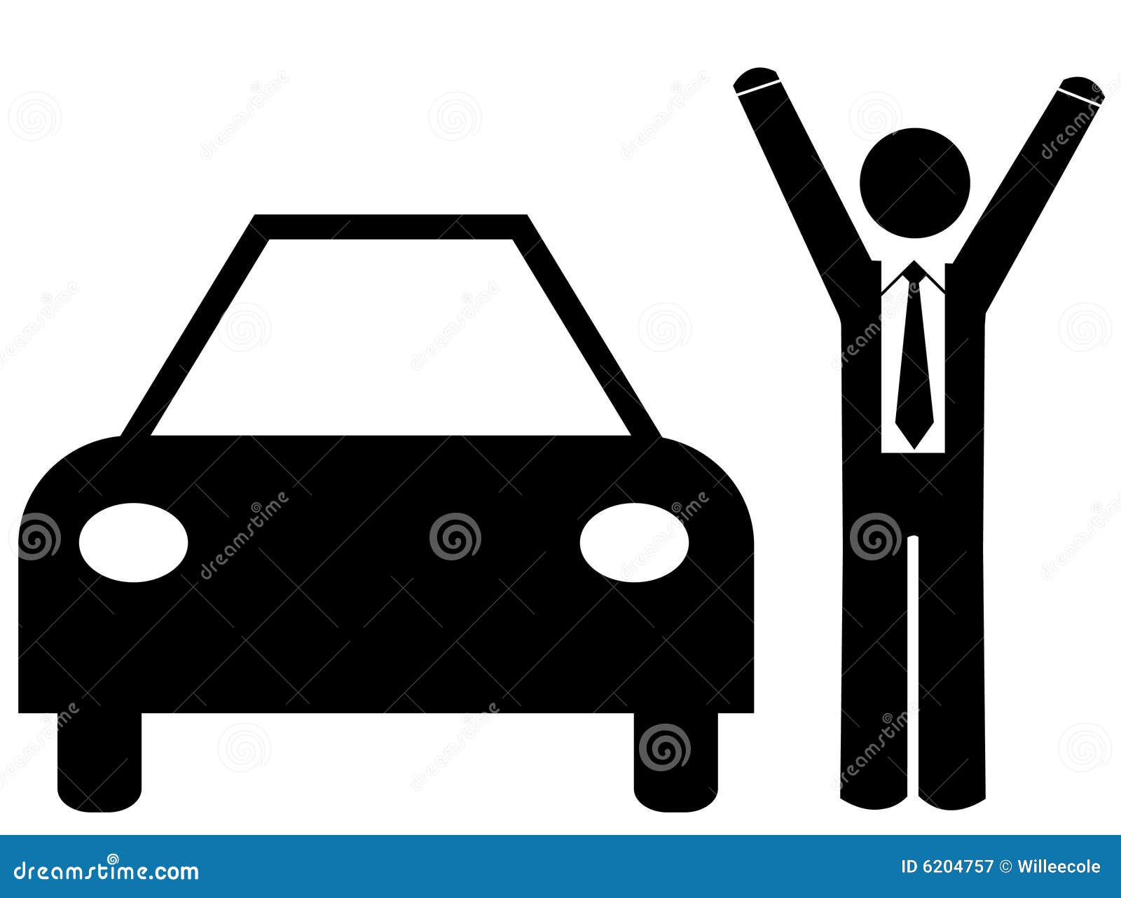 Car purchase or sale stock vector. Illustration of catch - 6204757