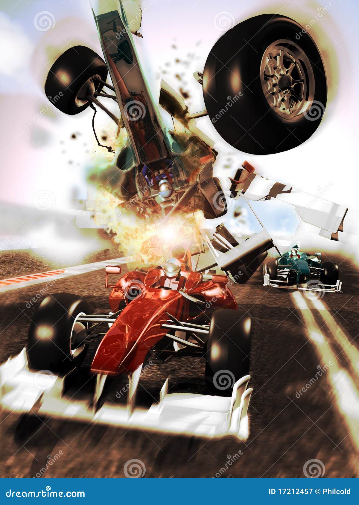 Car race accident editorial photography. Illustration of accelerate ...