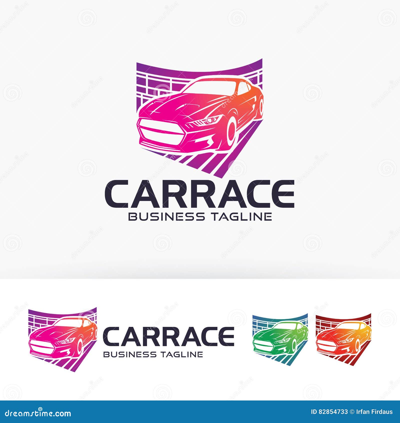 Car Race Vector Logo Design Stock Vector - Illustration of automotive ...