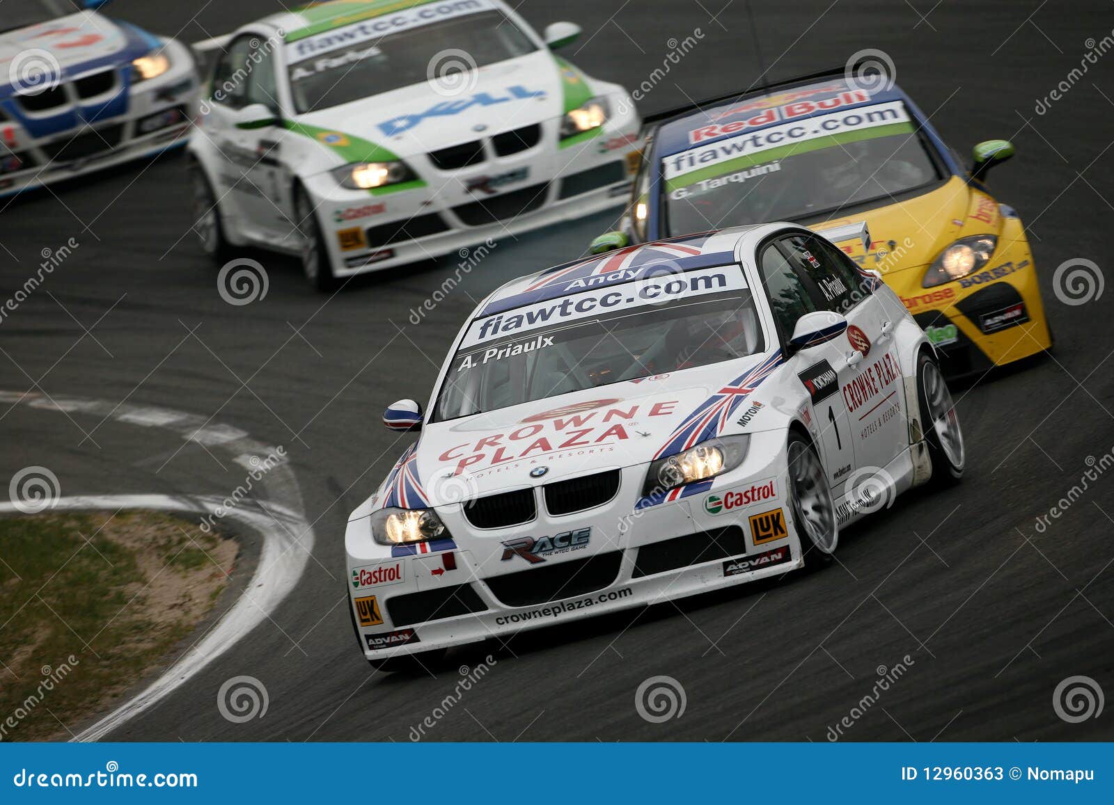 Car Racing,BMW 320si,Andy PRIAULX(WTCC) Editorial Stock Photo - Image ...