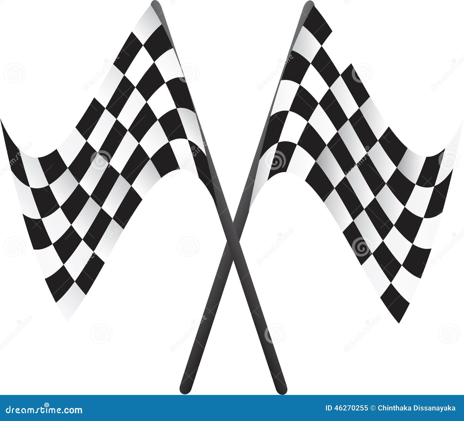 Car racing flags stock illustration. Illustration of color - 46270255