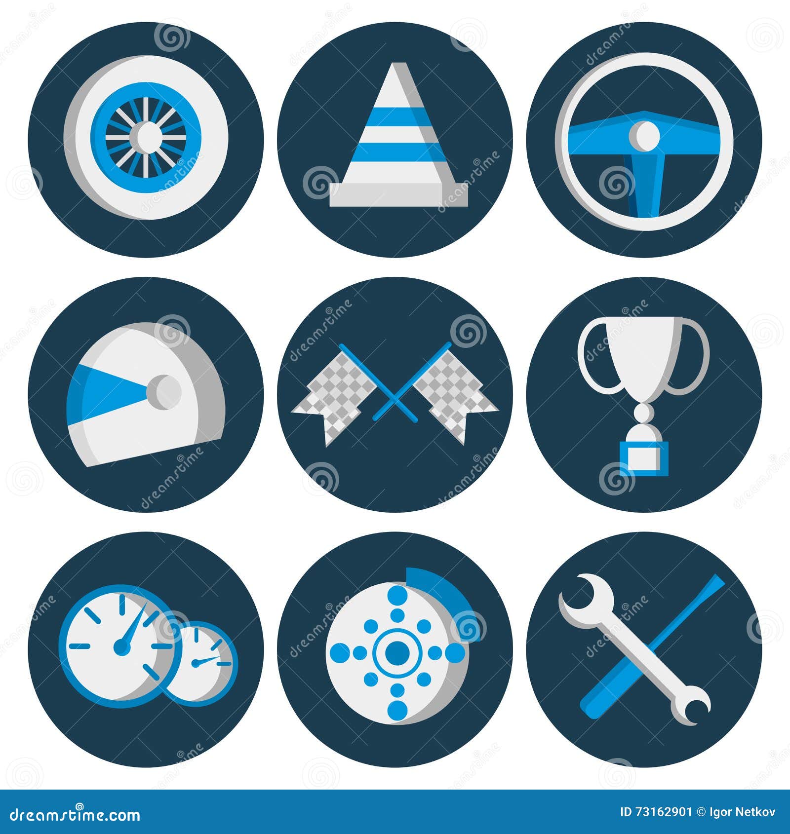 Car racing flat icons set stock vector. Illustration of object - 73162901 Car racing flat icons set stock vector. Illustration of object - 73162901