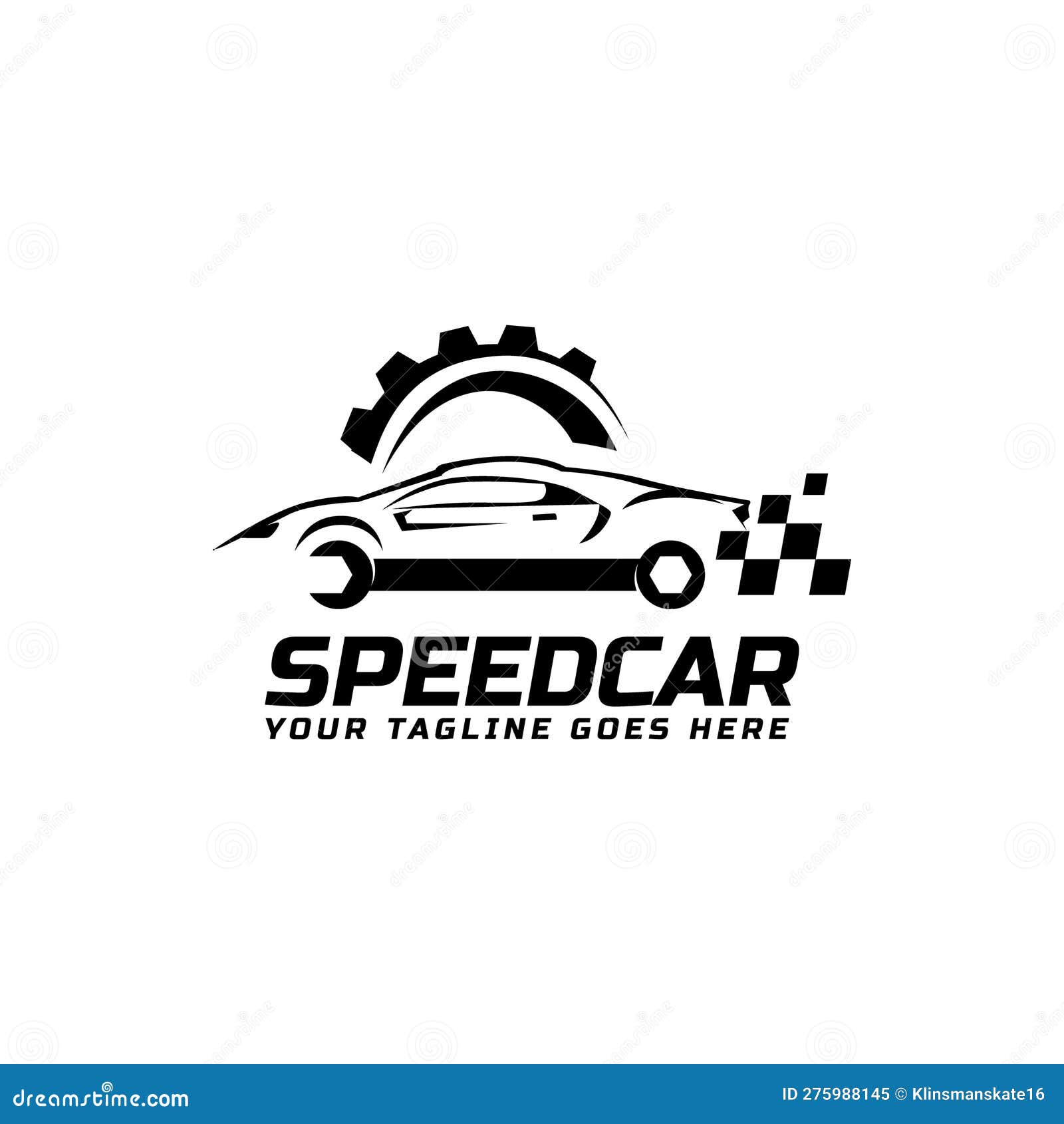 Car Racing Logo Vector Design Isolated Stock Vector - Illustration of ...