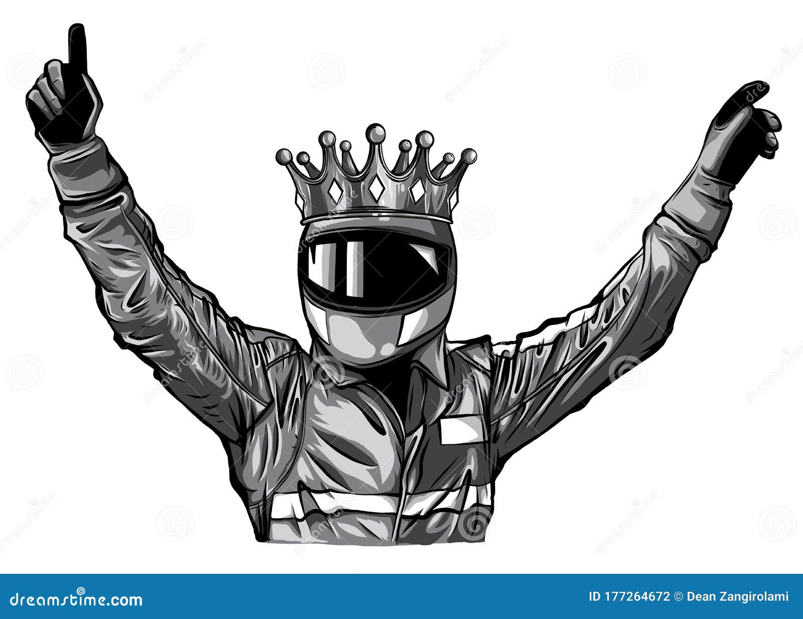 Car Racing Man Cartoon Vector Illustratio Design Stock Vector ...
