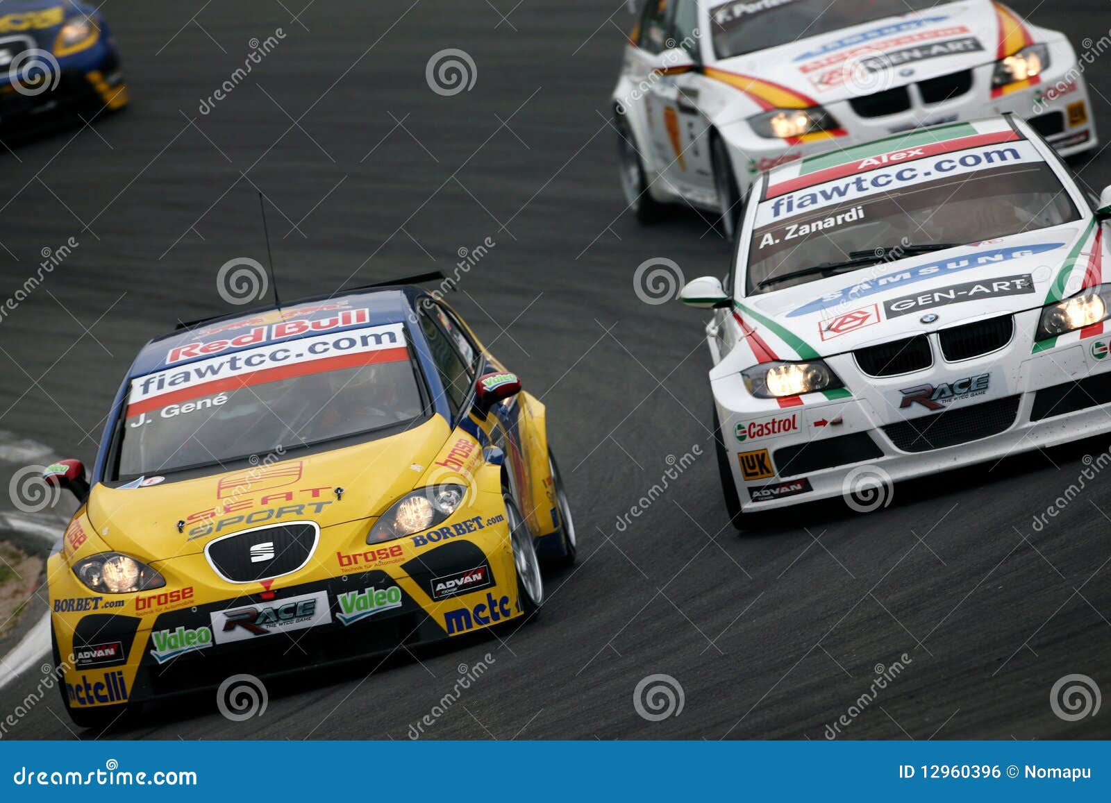 Car Racing,WTCC,SEAT Leon(Jordi GENE) Editorial Photo - Image of speed ...