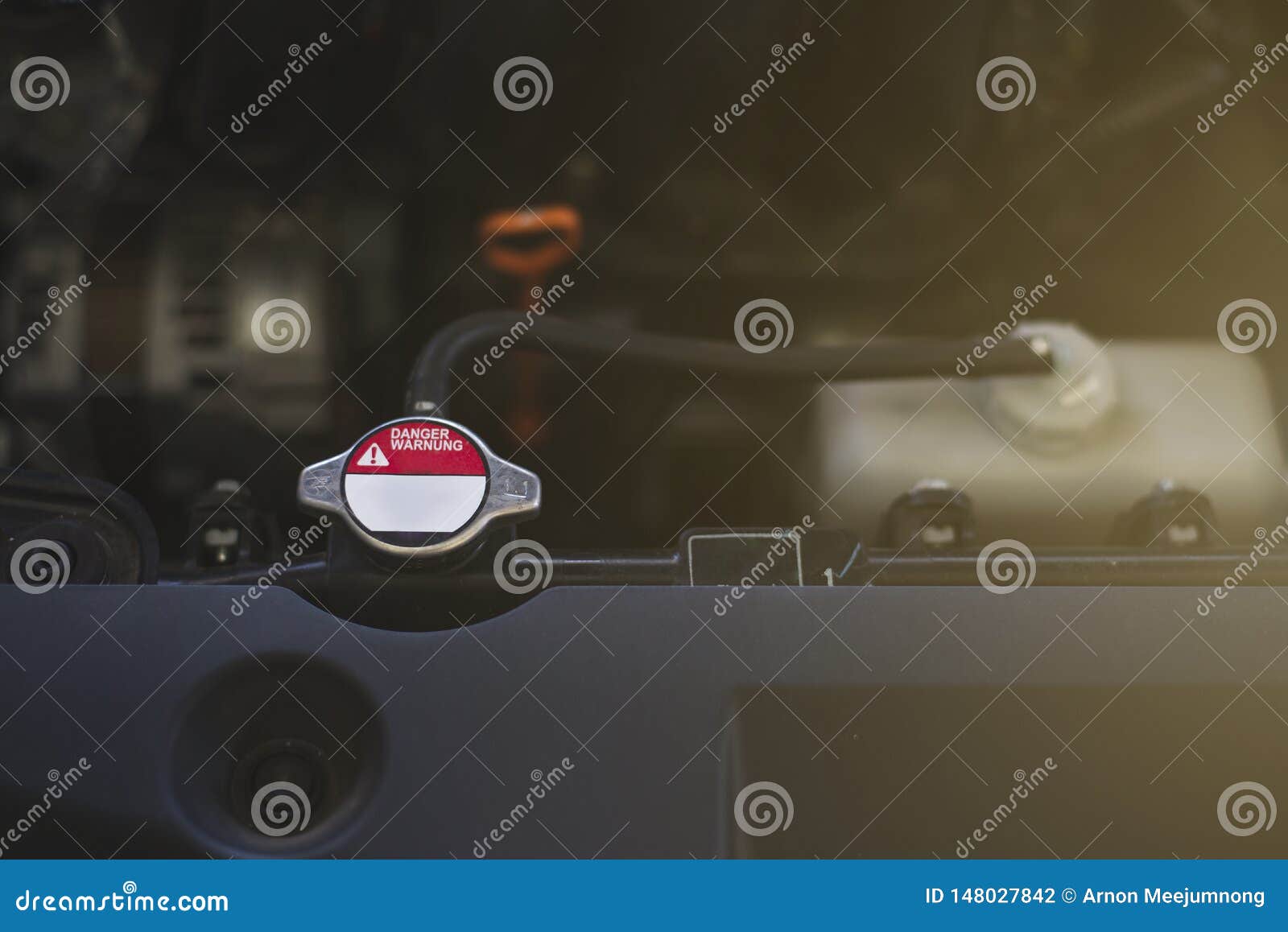 Car radiator cap stock photo. Image of container, design - 148027842
