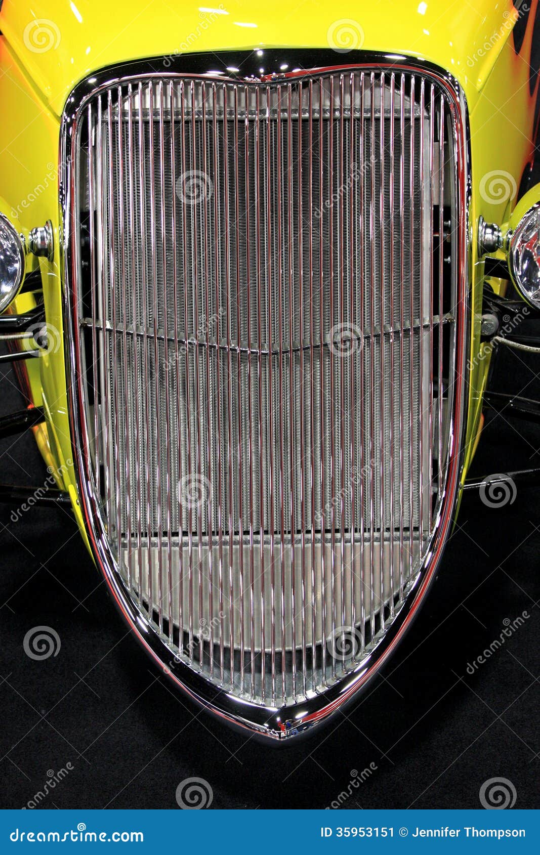 Car radiator grill stock image. Image of silver, bonnet - 35953151
