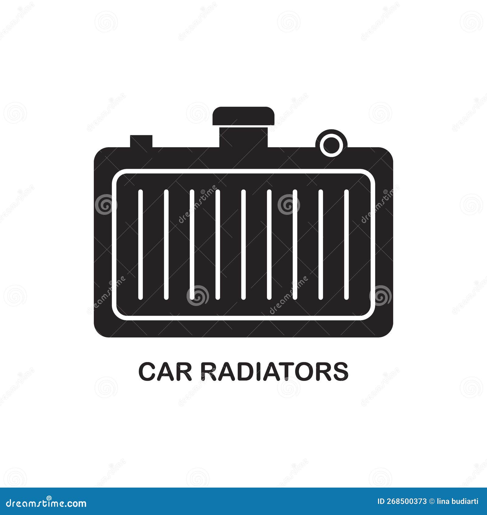 Car Radiator Icon. Trendy Car Radiator Logo Concept On White Background ...