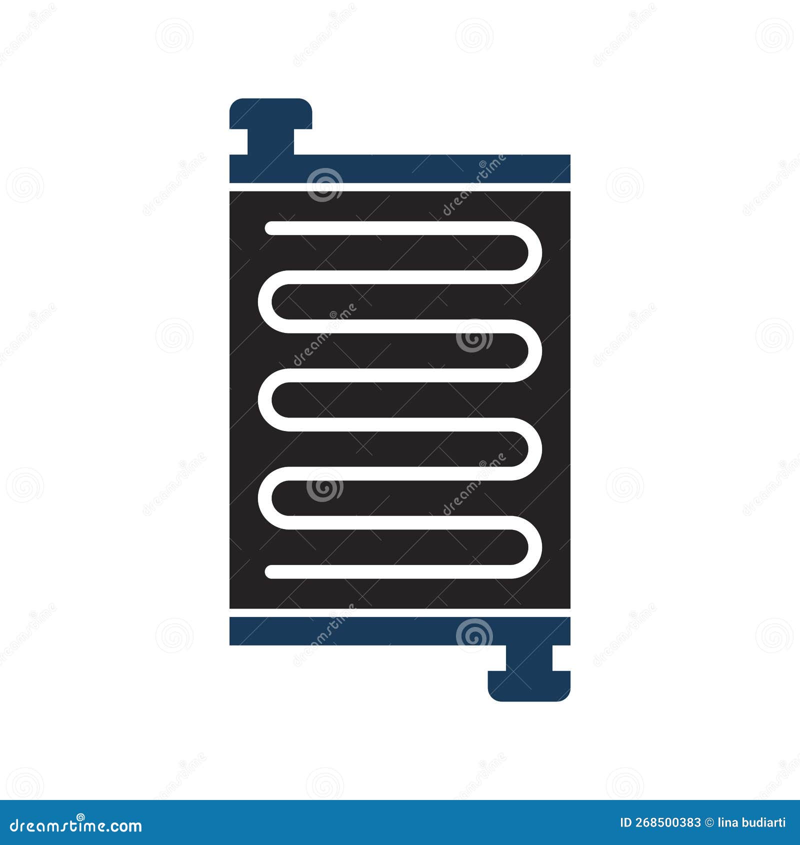 Car Radiator Icon. Trendy Car Radiator Logo Concept On White Background ...