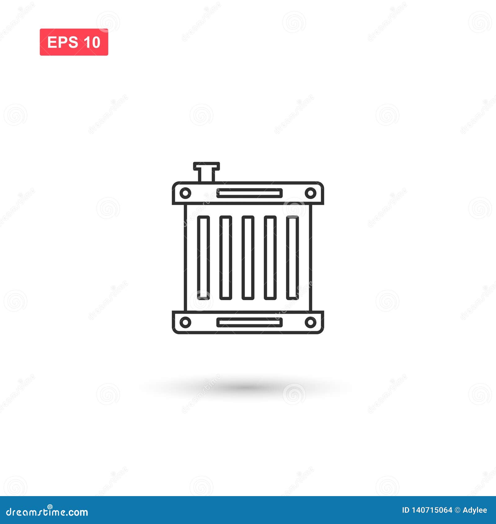 Car Radiator Icon Vector Isolated 8 Stock Vector - Illustration of logo ...