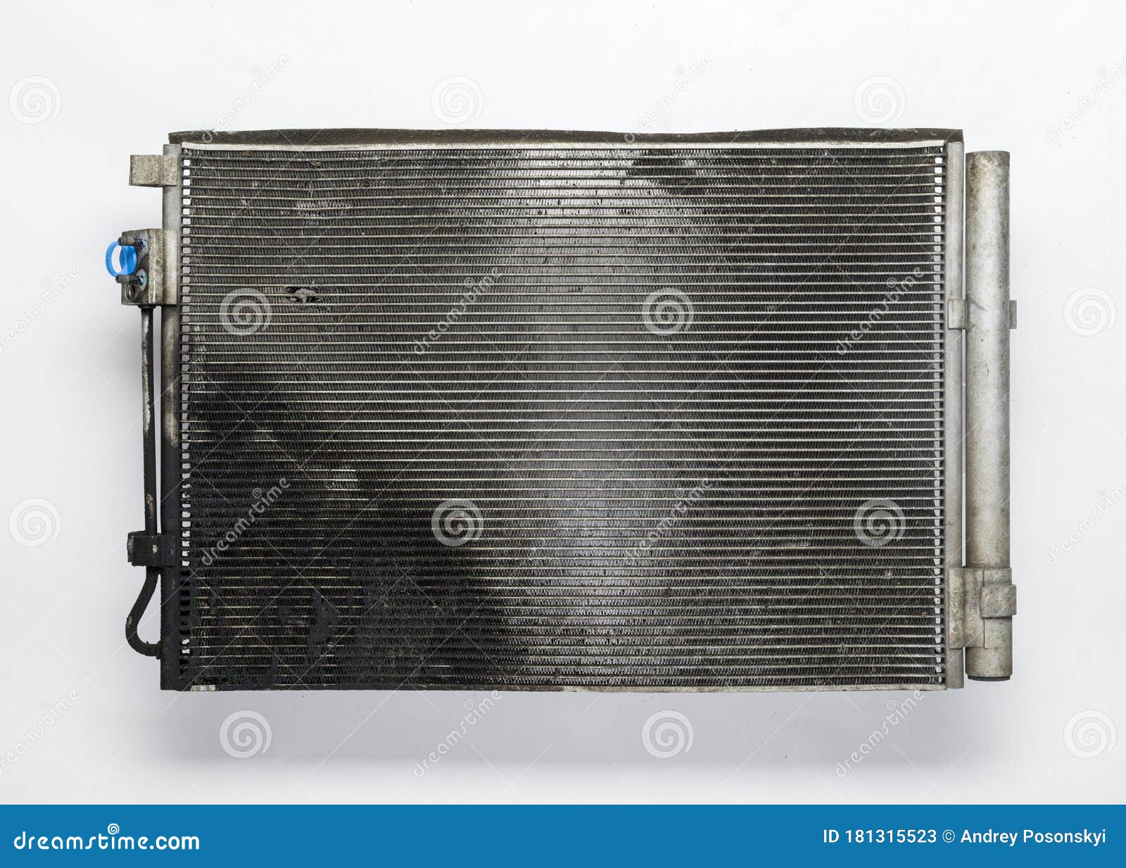 Car Radiator Isolated on White Stock Image - Image of cool, background ...