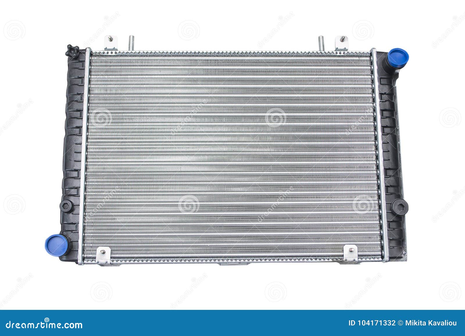 Car Radiators on an Isolated Stock Photo - Image of background, detail ...