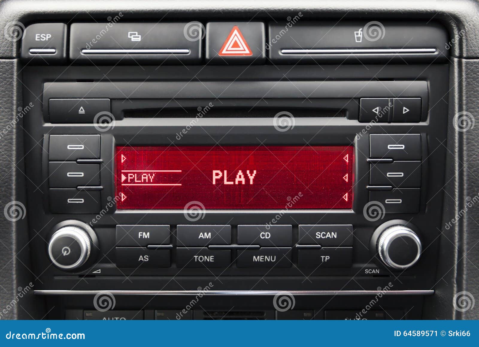 Car radio stock illustration. Illustration of design - 64589571