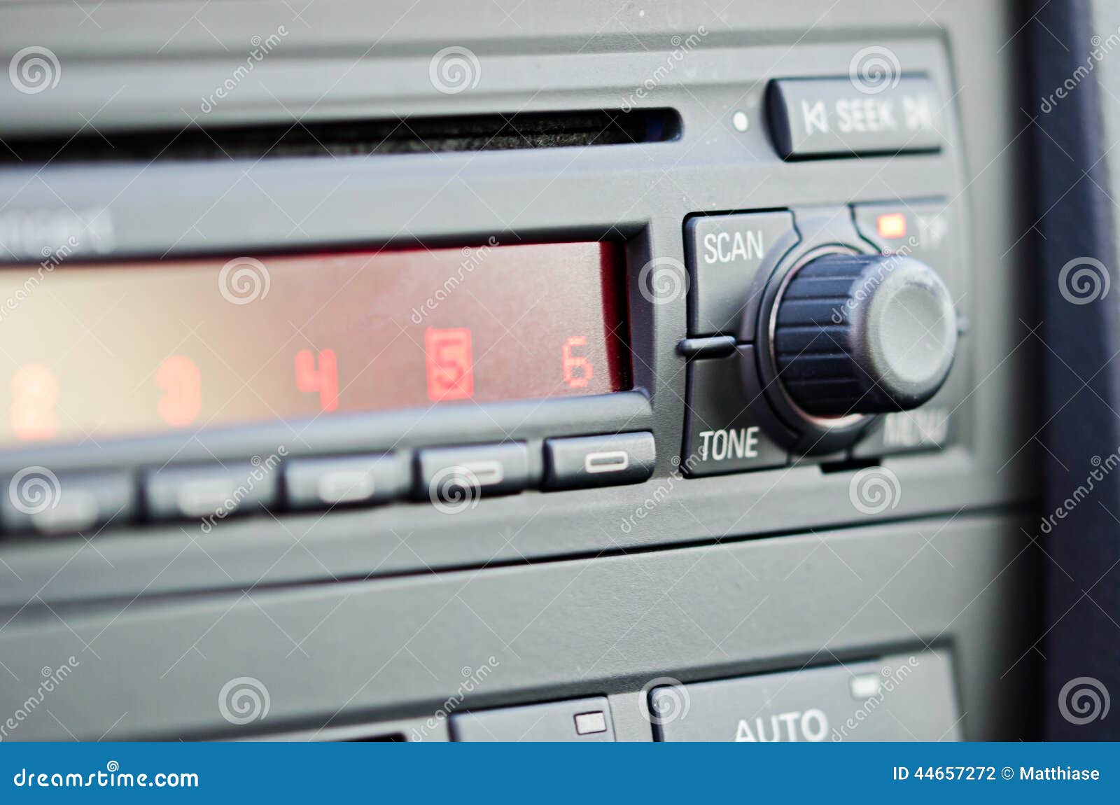 Car radio stock photo. Image of panel, audio, system - 44657272