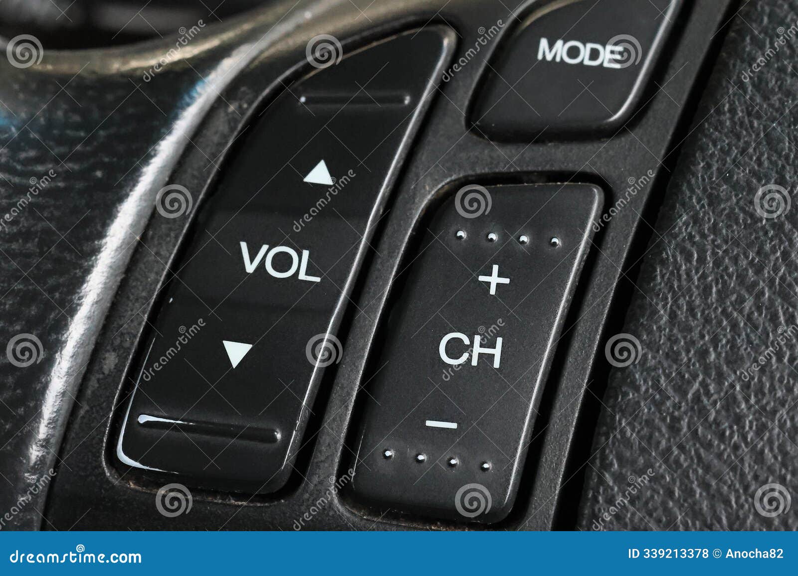 Car Radio Volume Control Button Stock Photo - Image of volume, control ...