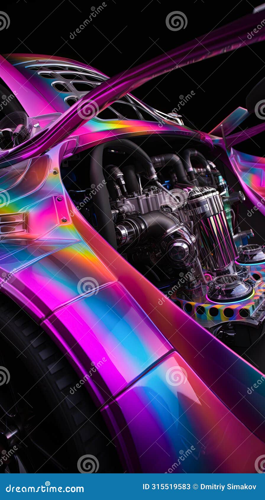 A car with a stock image. Image of futuristic, metal - 315519583