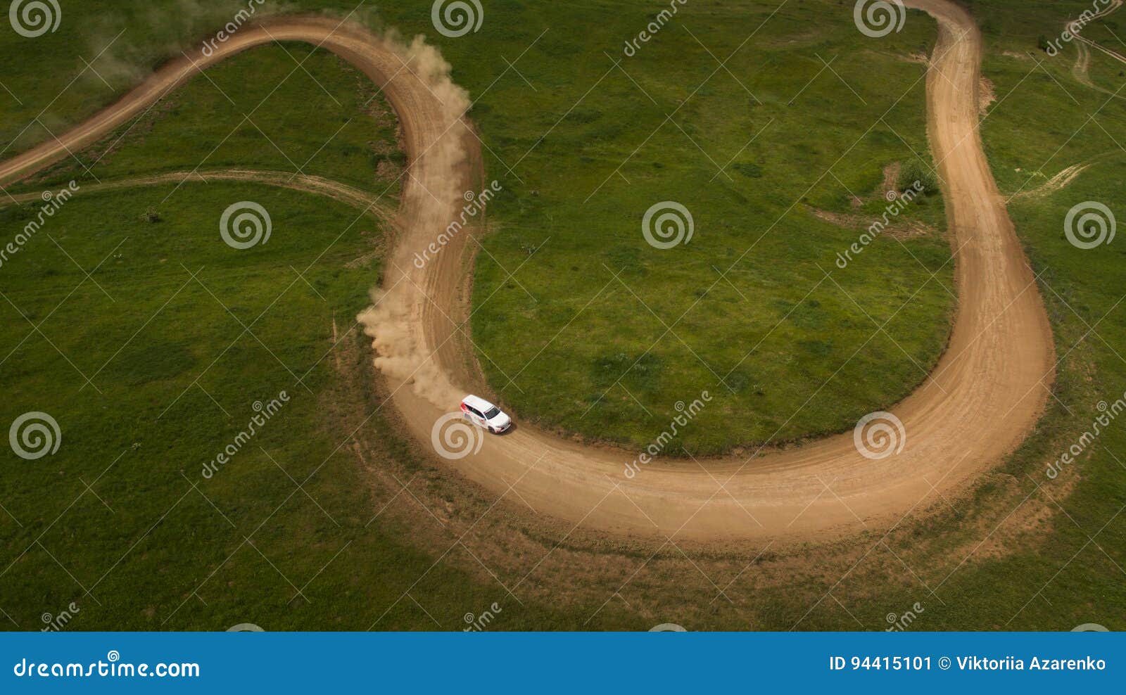 The Car Rally is a Top View. Stock Image - Image of rally, height: 94415101