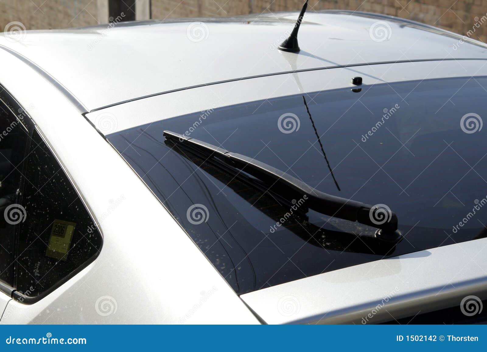 Car Rear stock photo. Image of automobile, wiper, hatchback - 1502142