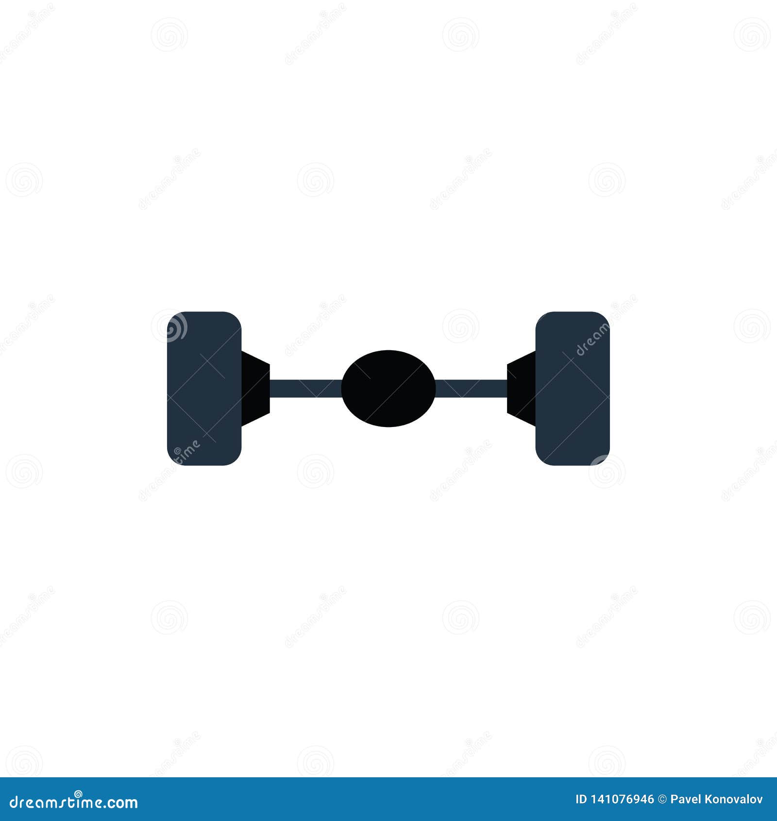 Car rear axle icon stock vector. Illustration of automobile - 141076946