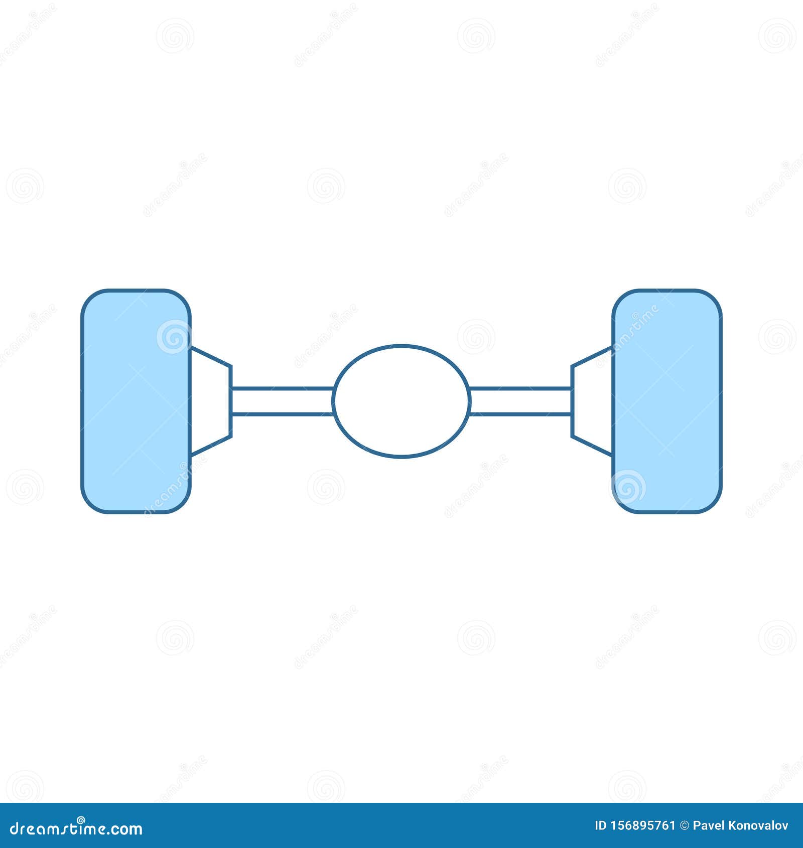 Car Rear Axle Icon stock vector. Illustration of service - 156895761