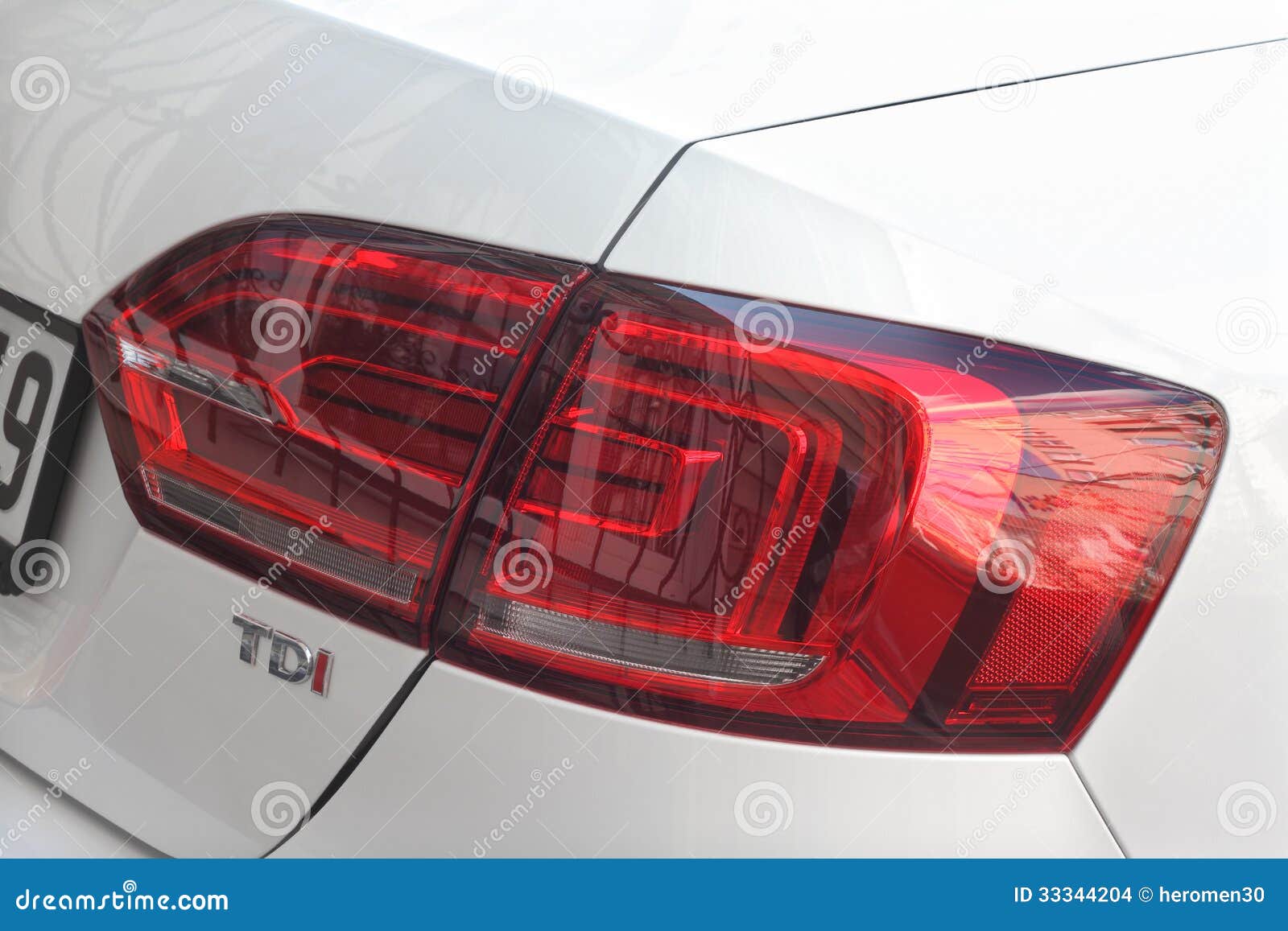 Car Rear headlight stock photo. Image of vehicle, parking - 33344204