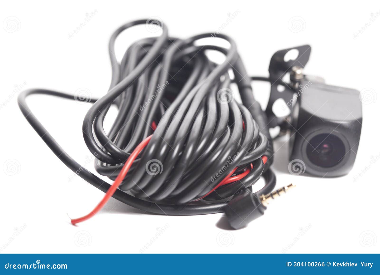 Car Rear View Camera for Parking Assistance Isolated on White ...