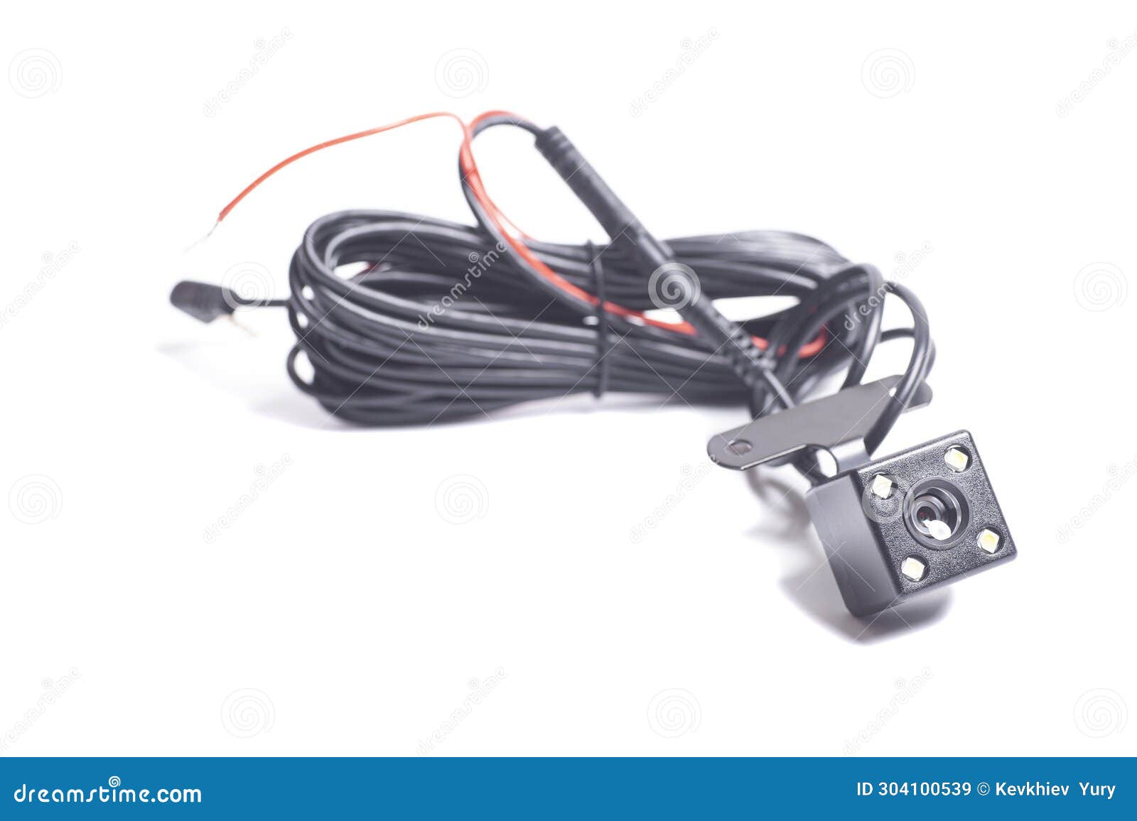 Car Rear View Camera for Parking Assistance Isolated on White ...