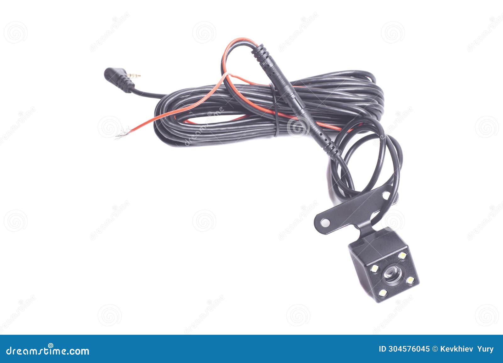 Car Rear View Camera for Parking Assistance Isolated on White ...