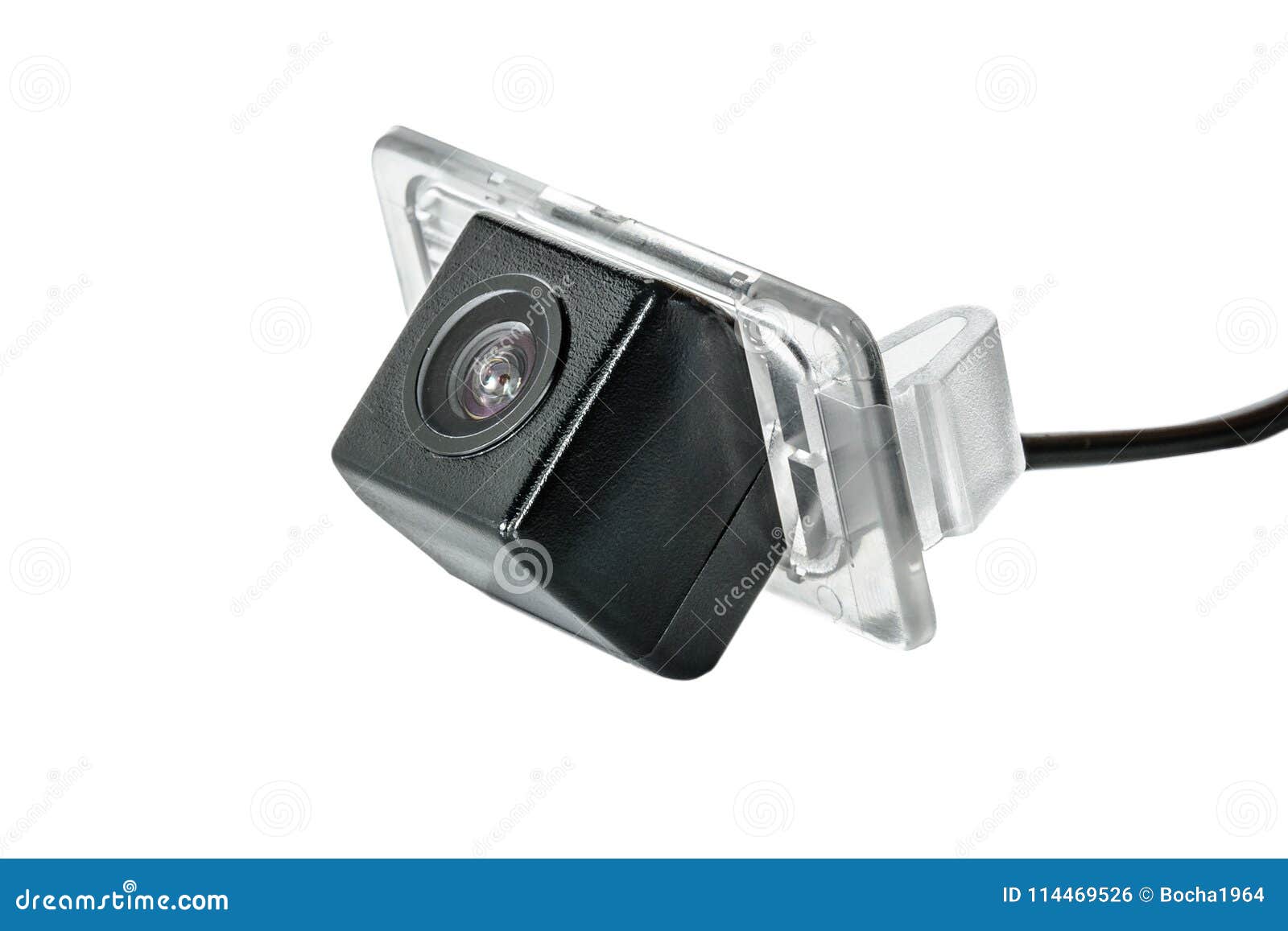 Car Rear View Camera with a Transparent Plafond Stock Photo - Image of ...