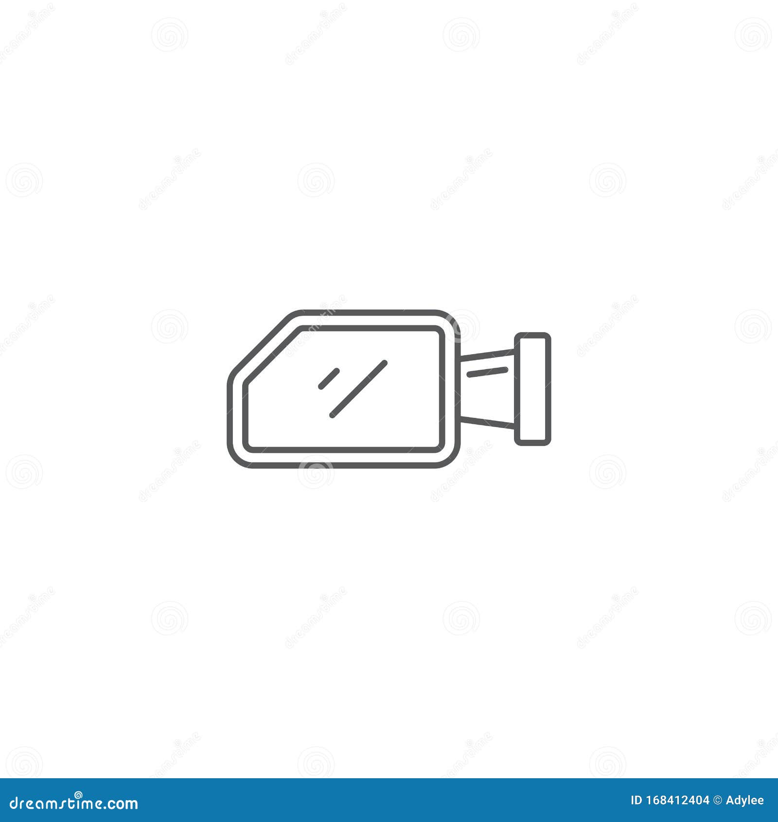 Car Rear View Mirror Vector Icon Symbol Isolated on White Background ...