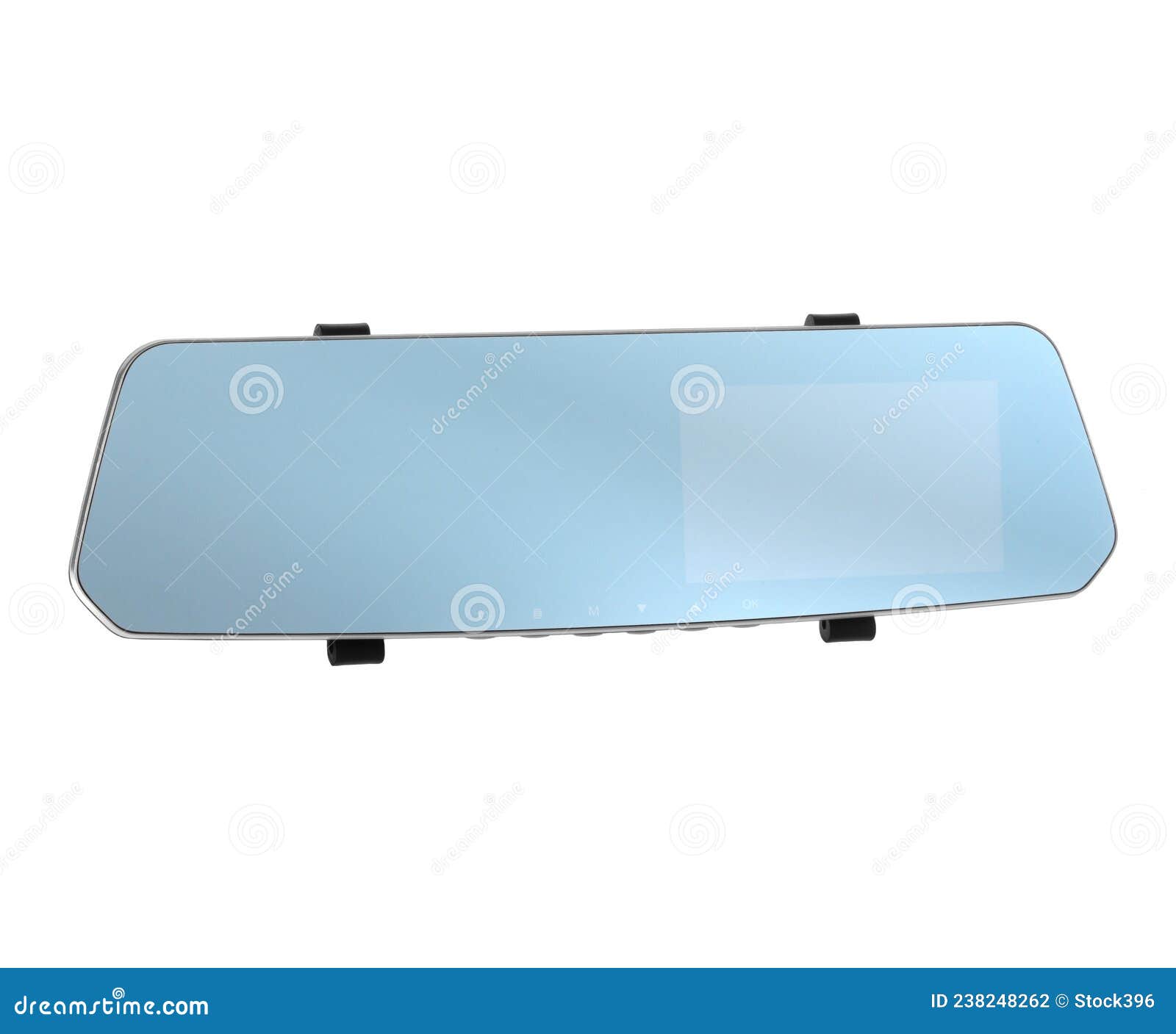 Modern Car Rear-view Mirrors with a Wide Angle of Reflection. Stock ...