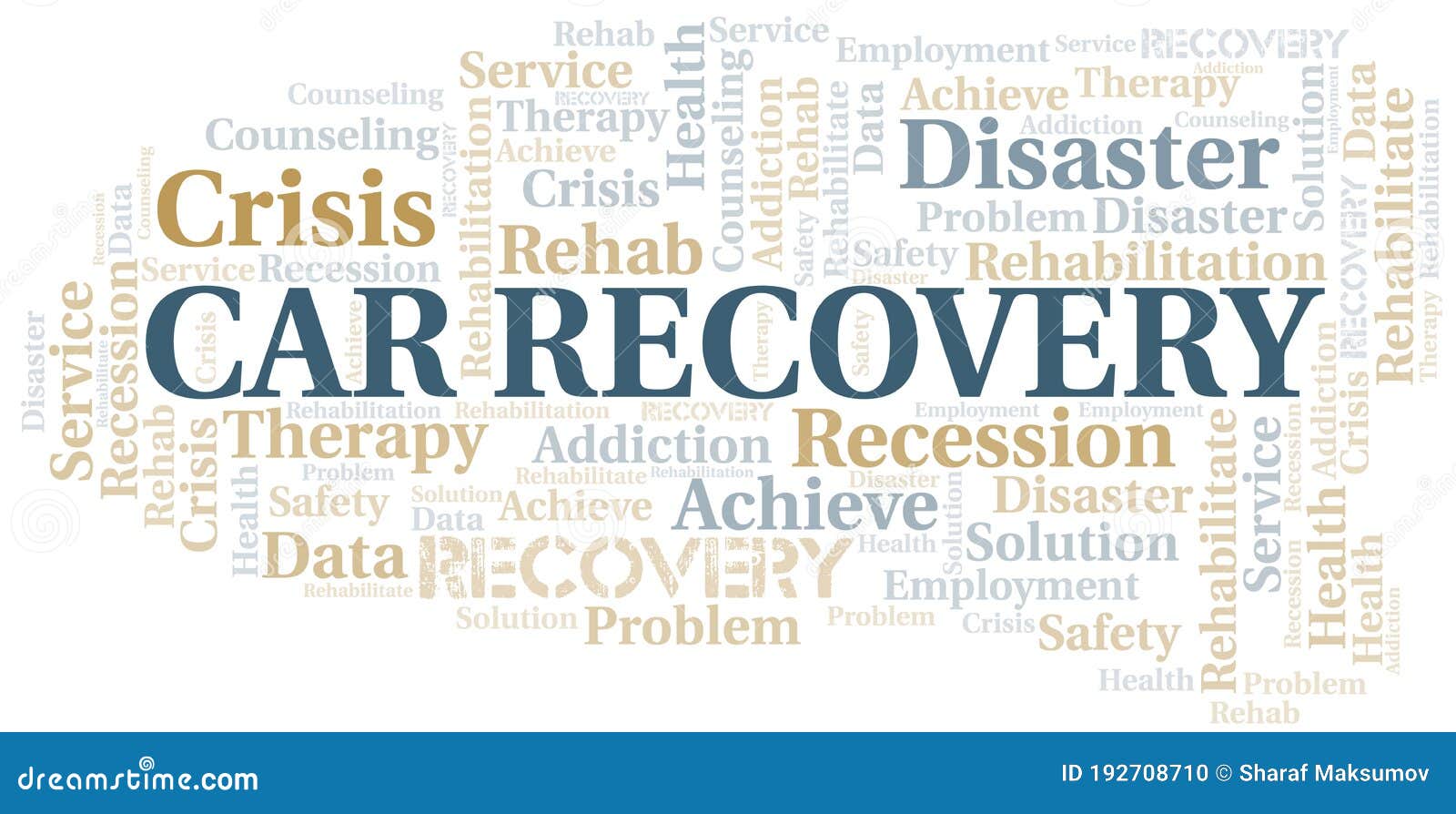 Car Recovery Vector Word Cloud, Made with Text only. Stock Vector ...